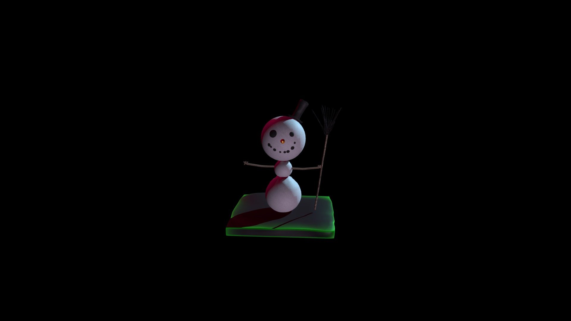 snowmanFBX - 3D model by KeverneFong [36935f5] - Sketchfab