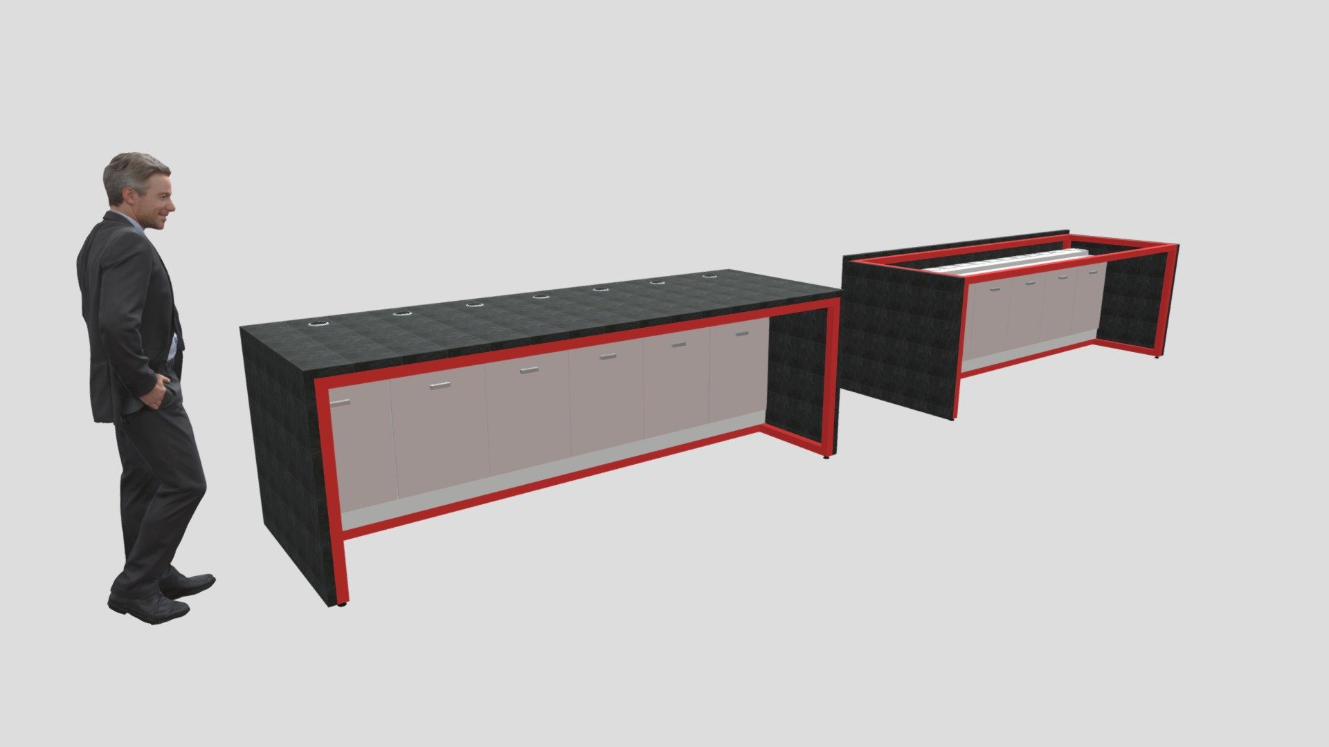 AW - MAT9804 Control room bench Matalan Neil Cle - 3D model by 3D-VIEW ...