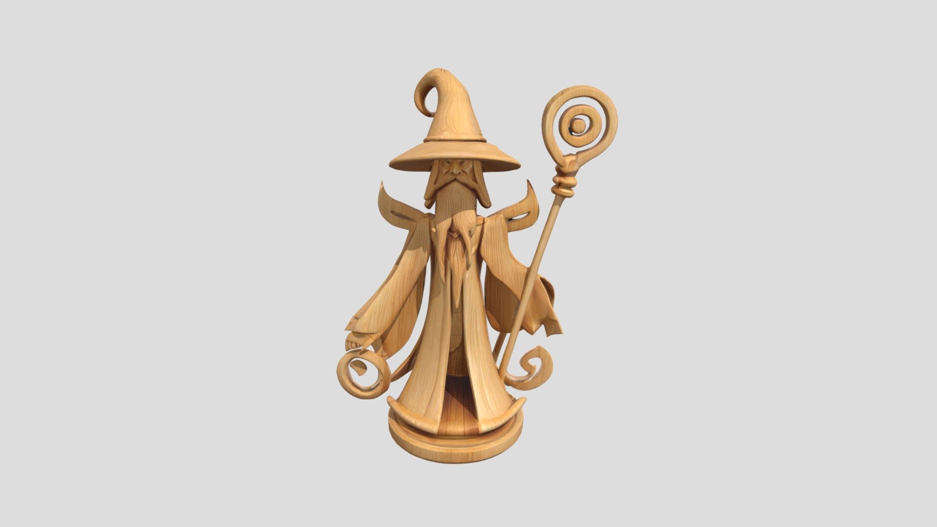 Wooden Wizard Craft - Download Free 3D model by MAROUANE (@MAROUANE03 ...
