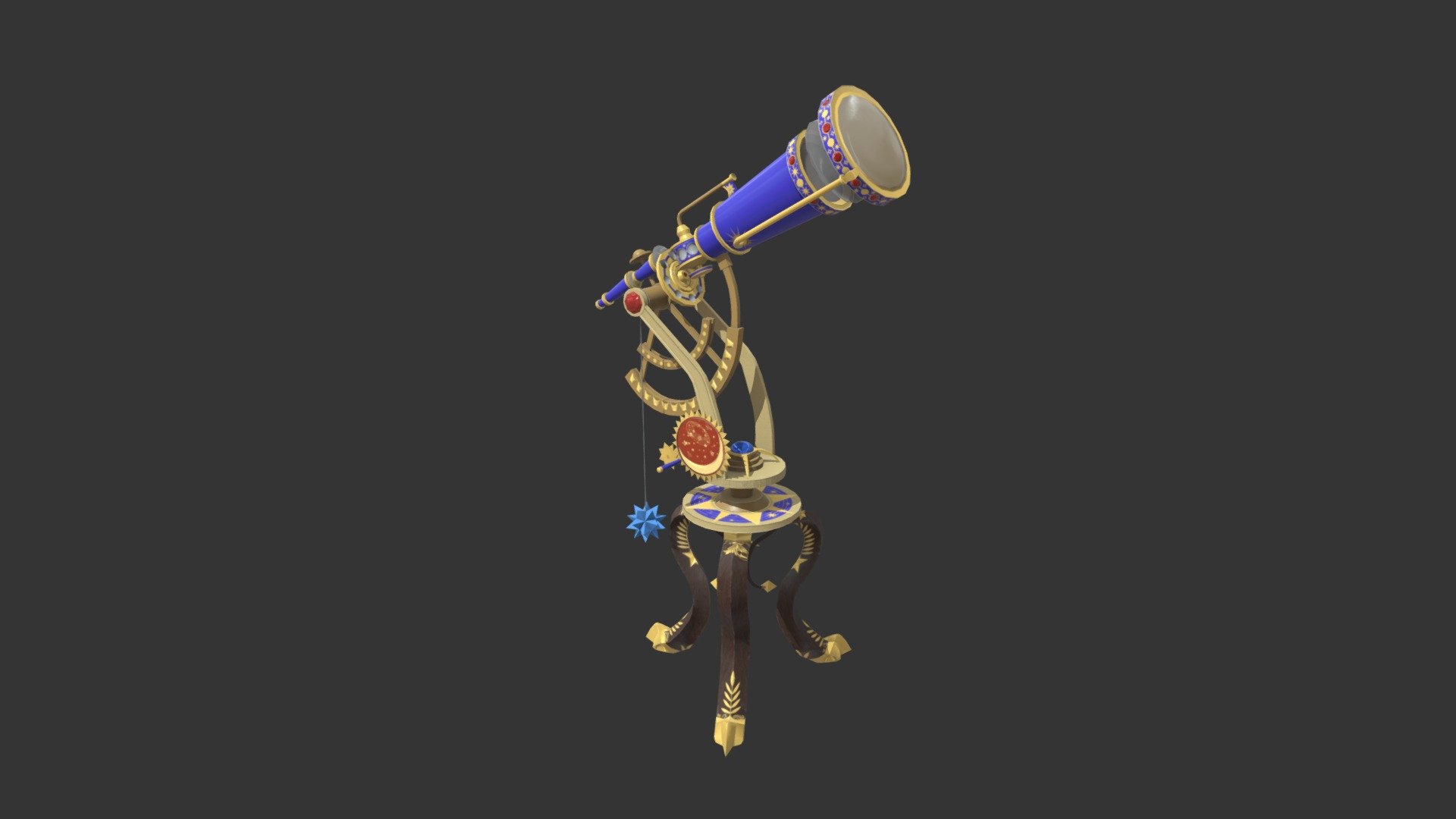 Telescope - 3D model by Inga (@in_ry) [3696925] - Sketchfab