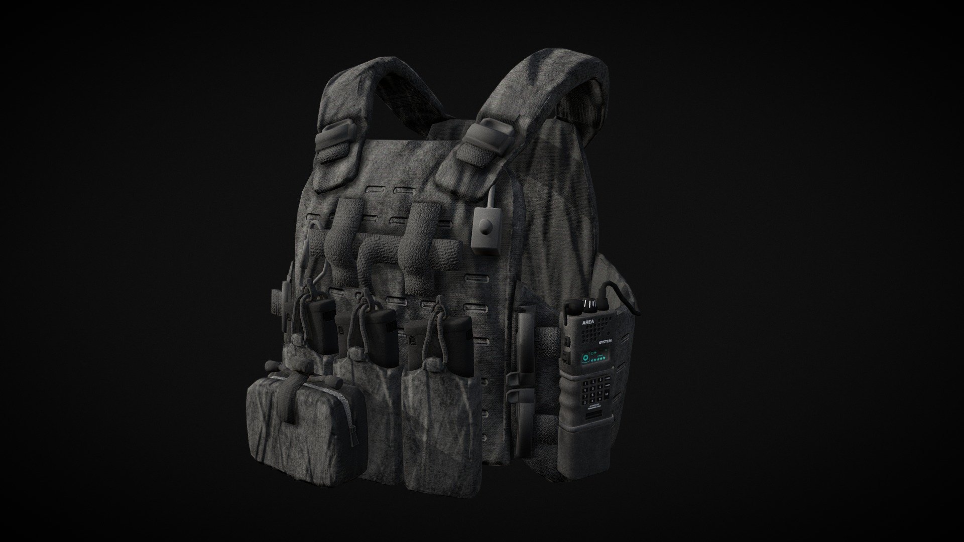 AVAB Vest Military Body Armor - Buy Royalty Free 3D model by Outworld ...