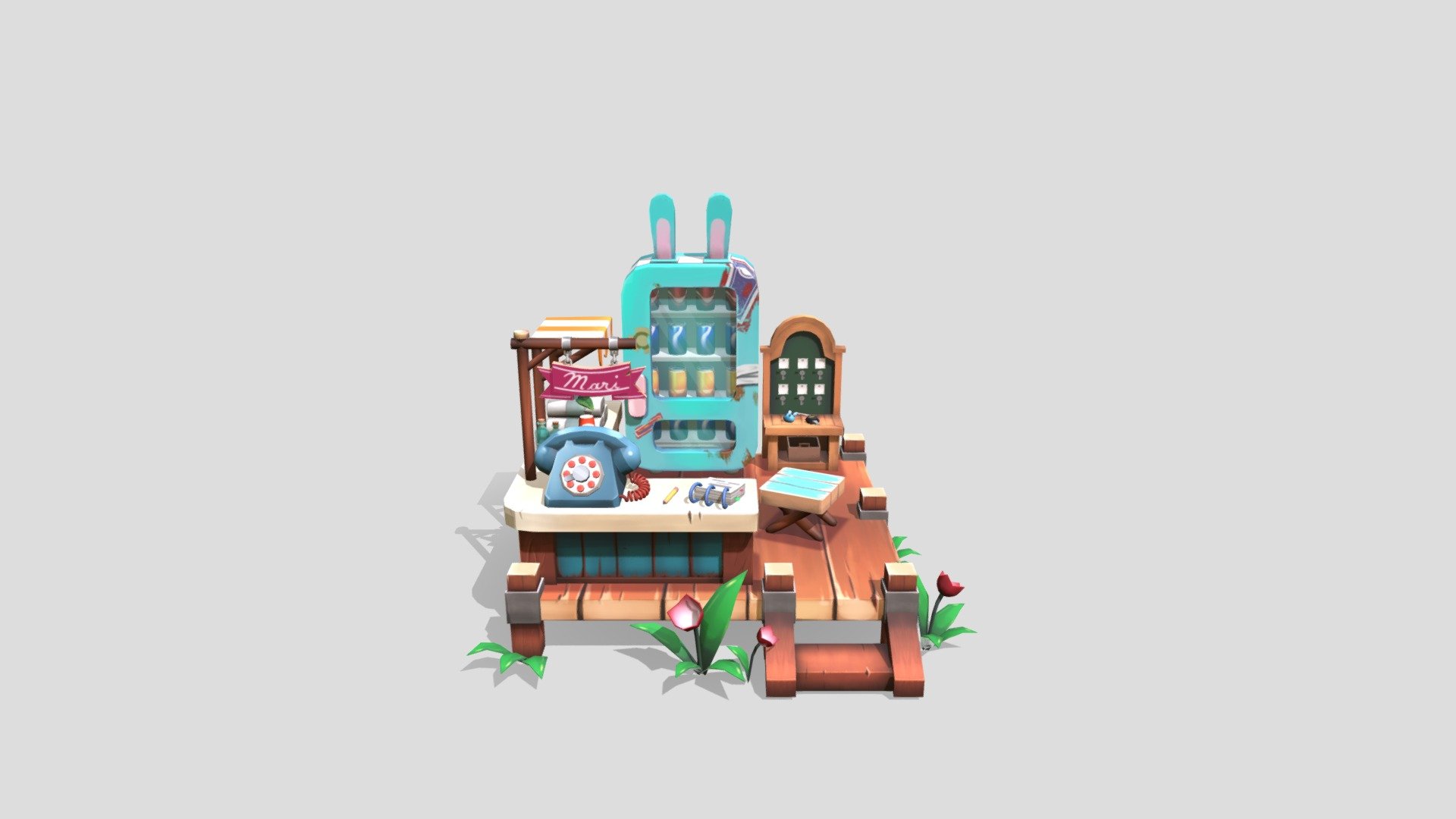 NPC place - 3D model by ReaperFoxy (@IghorMorais) [3697556] - Sketchfab