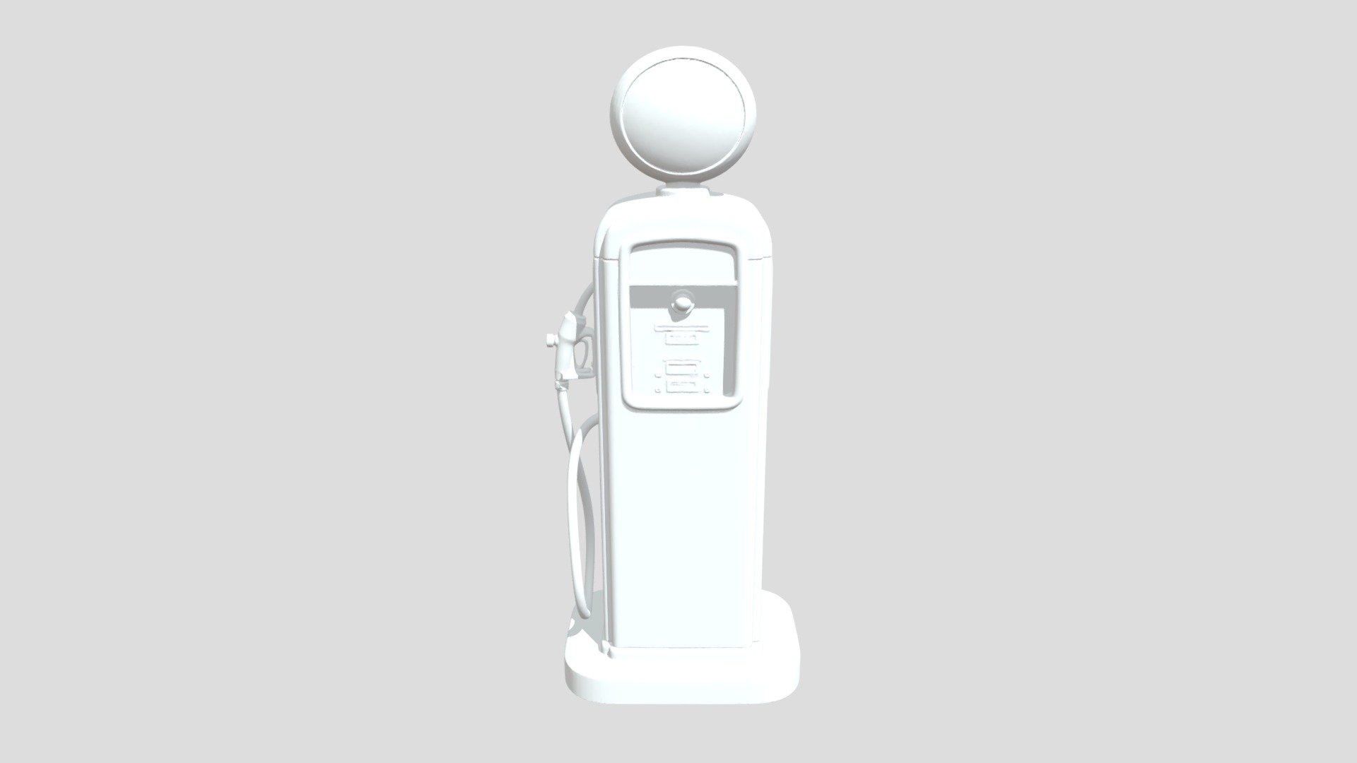 Retro Fuel Pump - 3D model by johncatsoulis [369b81a] - Sketchfab
