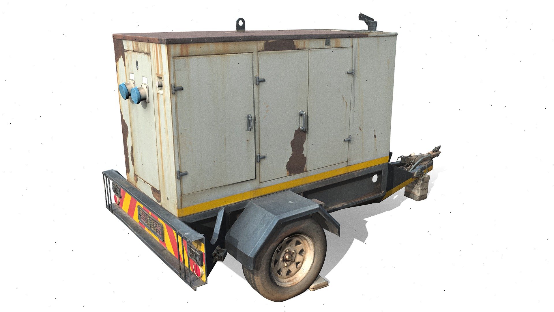 Trailer Mounted Generator - Buy Royalty Free 3D model by MeshSmash ...