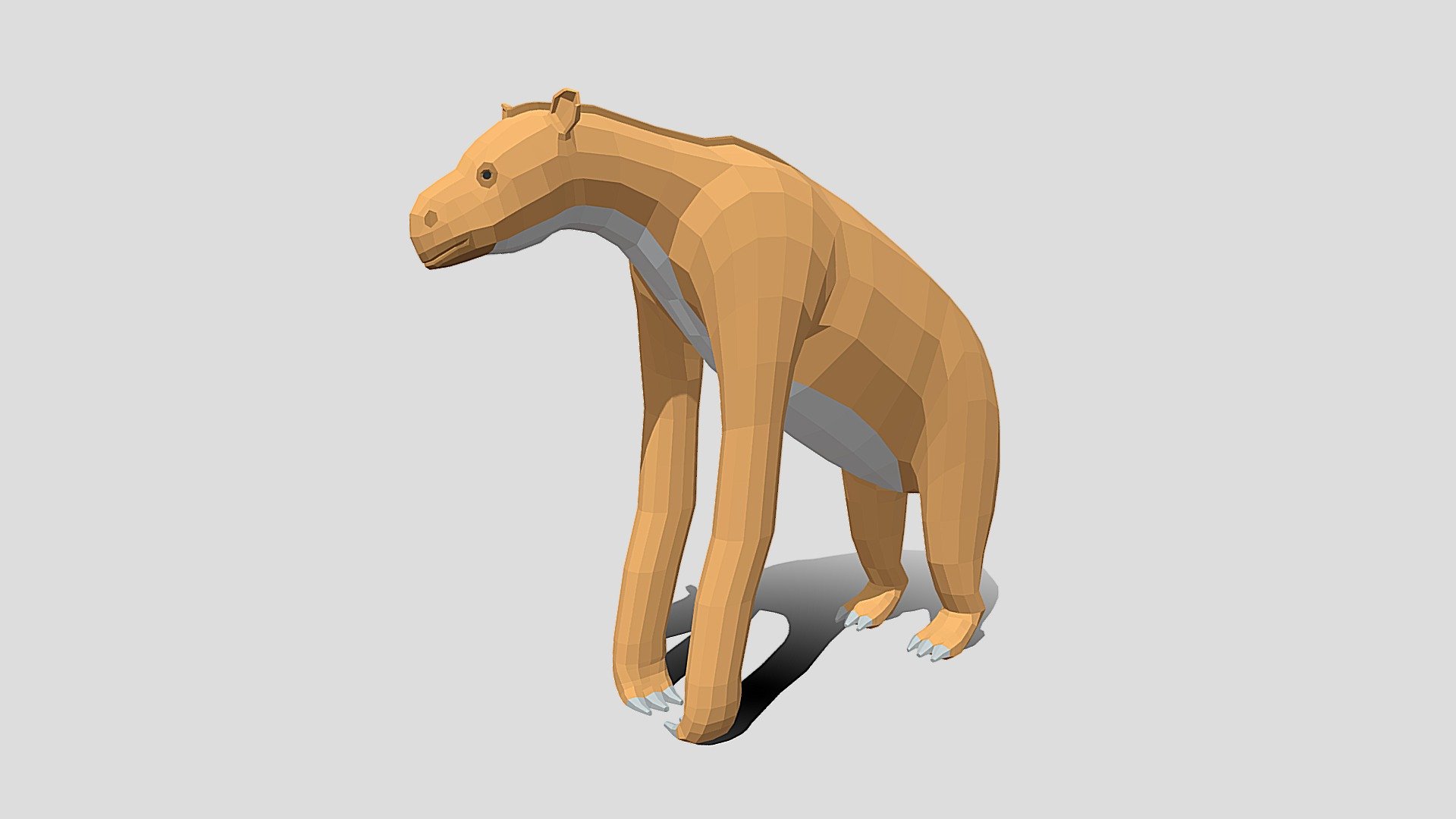 Low Poly Cartoon Chalicotherium - Buy Royalty Free 3D model by chroma3d ...