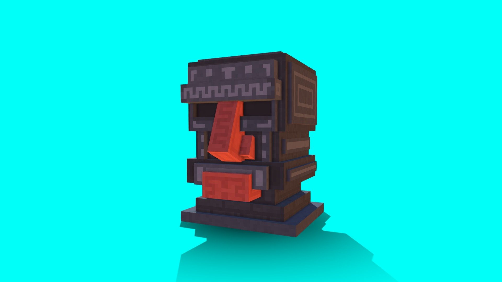 Stone Head / Low Poly / Minecraft - 3D model by MrXuiryus [369f1f0 ...