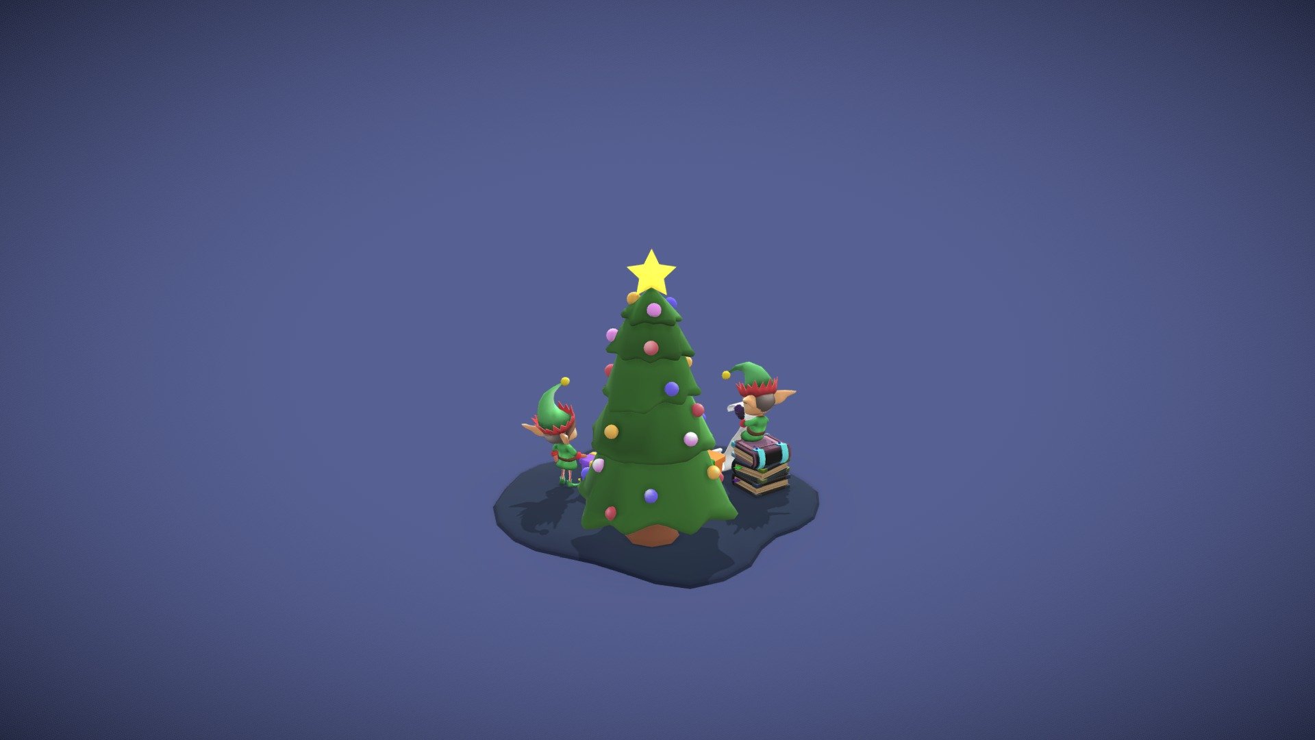 Christmas Elf - 3D model by Kubra Duran (@KubraDuran) [36a152f] - Sketchfab