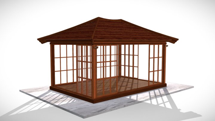 Wooden-structure 3D models - Sketchfab