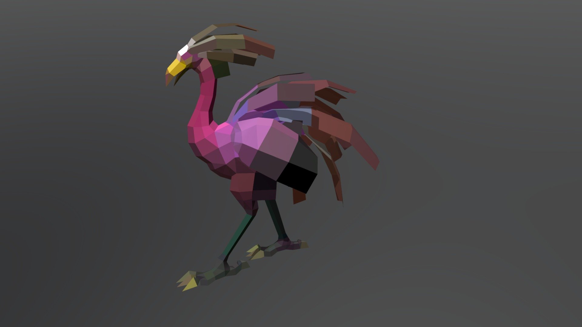Ostrich - 3D model by josluat91 [36a79ca] - Sketchfab