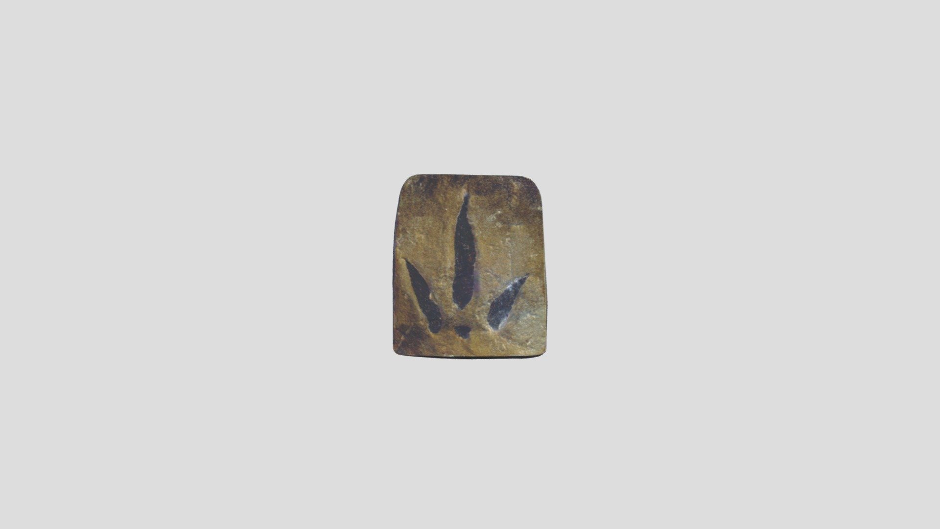Dinosaur footprint - 3D model by Aberdeen City Libraries ...