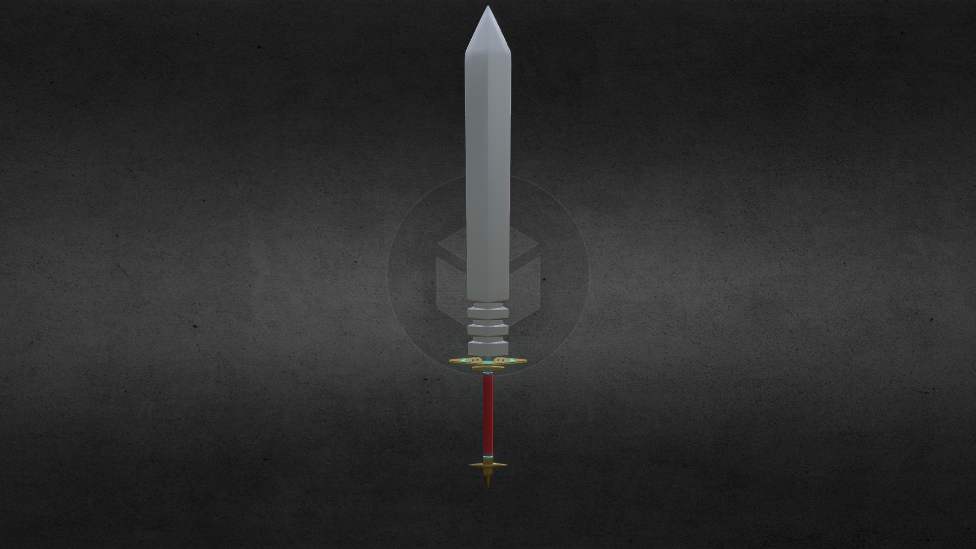 Knight Sword - Type 002 - 3D model by IronWizard [36abe80] - Sketchfab