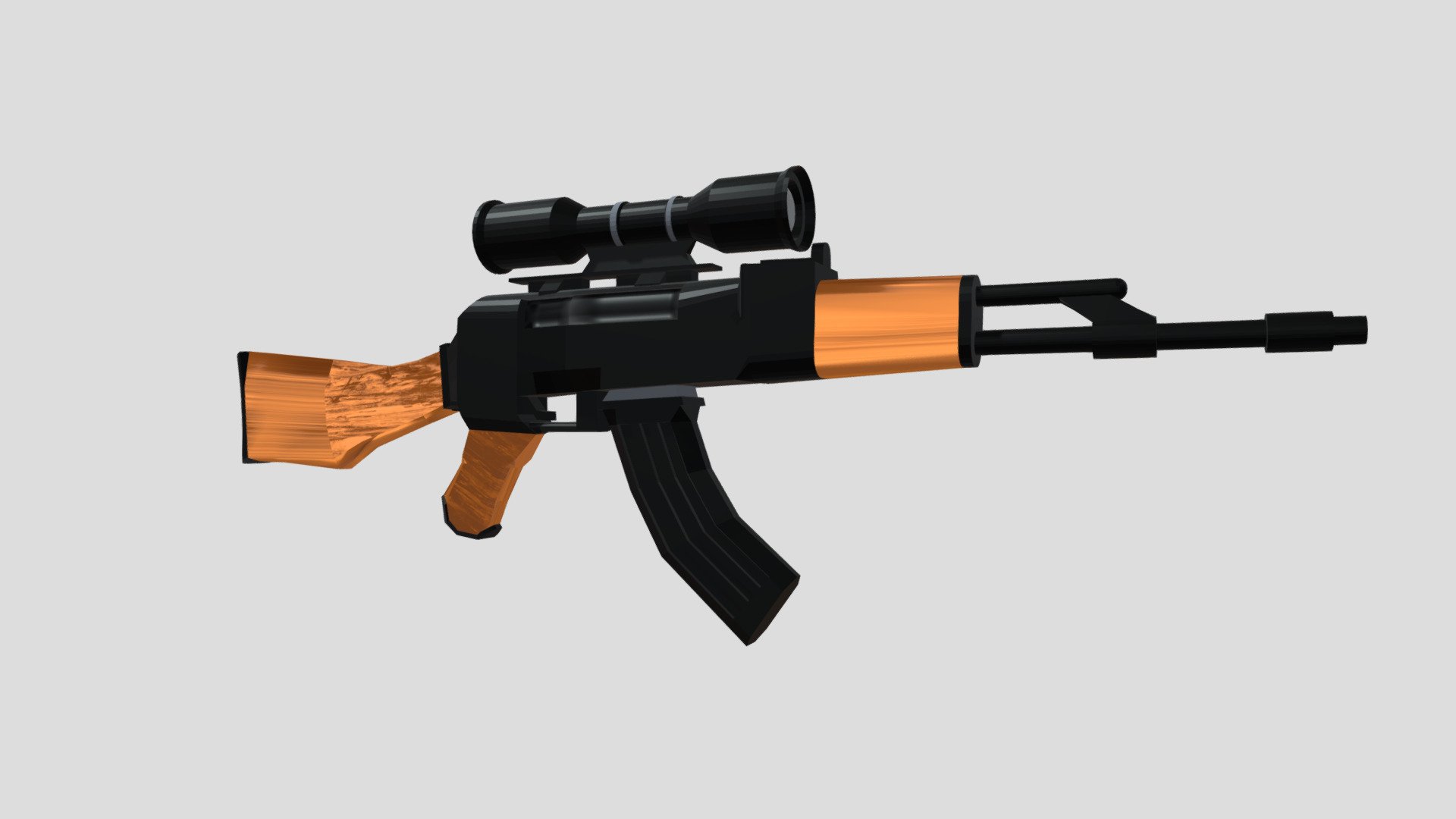 assault rifle - Download Free 3D model by leoxx300 [36ac34e] - Sketchfab