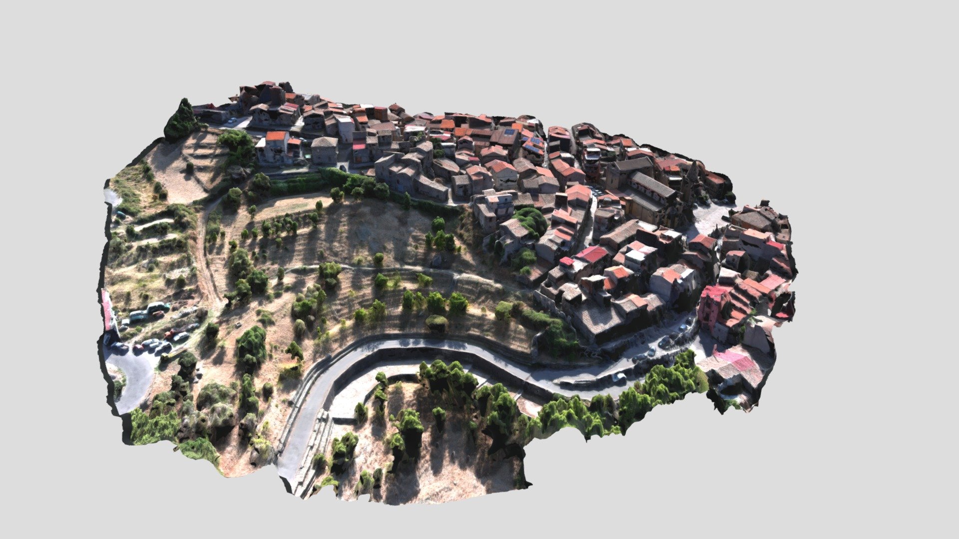 Modello 3D di agglomerato urbano. - 3D model by Architetto Enrico ...