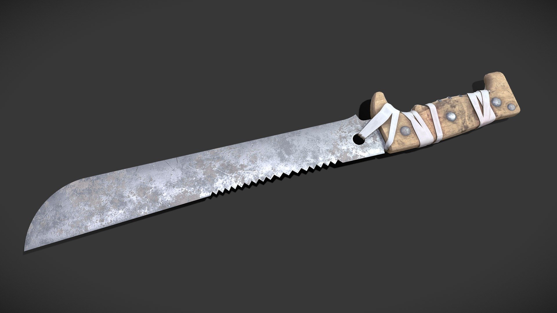Machete - Buy Royalty Free 3D model by MaX3Dd [36b0b5c] - Sketchfab Store