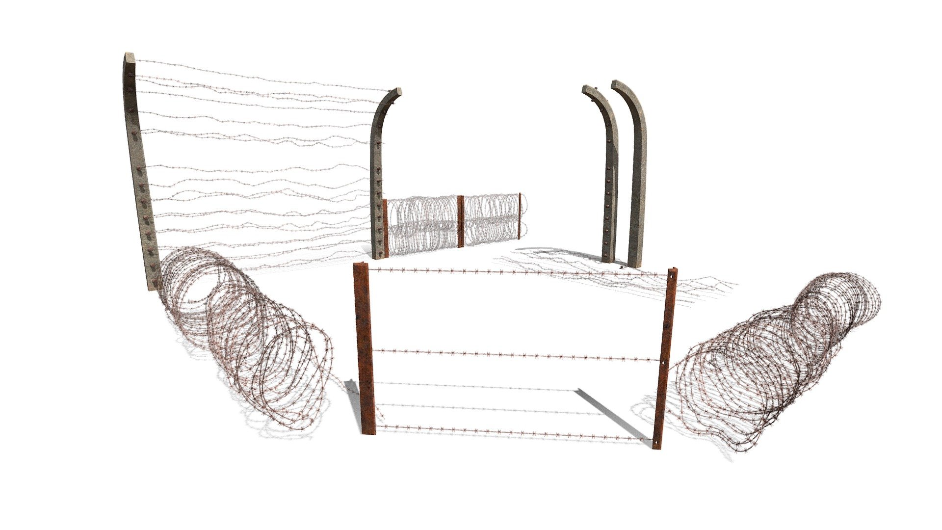 Barbed Wire - Buy Royalty Free 3D model by Aira (@Perian) [36b1e07 ...