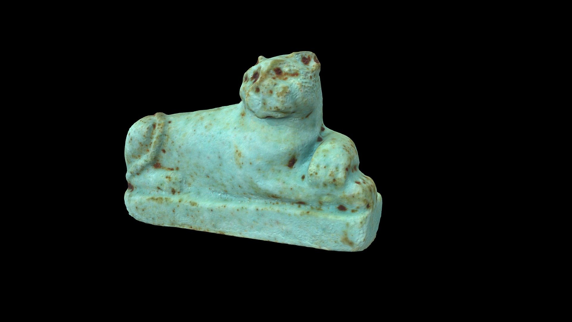 Replica Egyptian Lion - 3D model by cortlynnef [36b402b] - Sketchfab