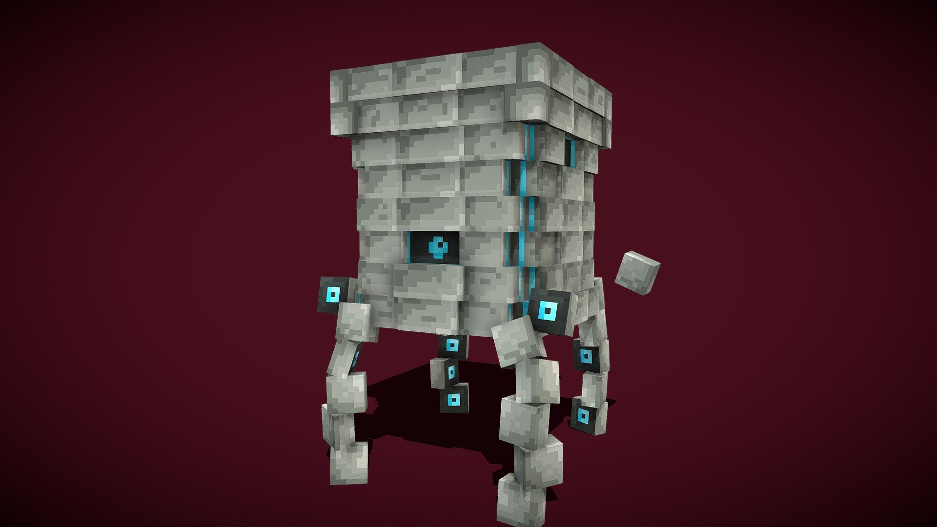 Stakataka - Minecraft Cobblemon inspired Model - 3D model by AGA_0 ...