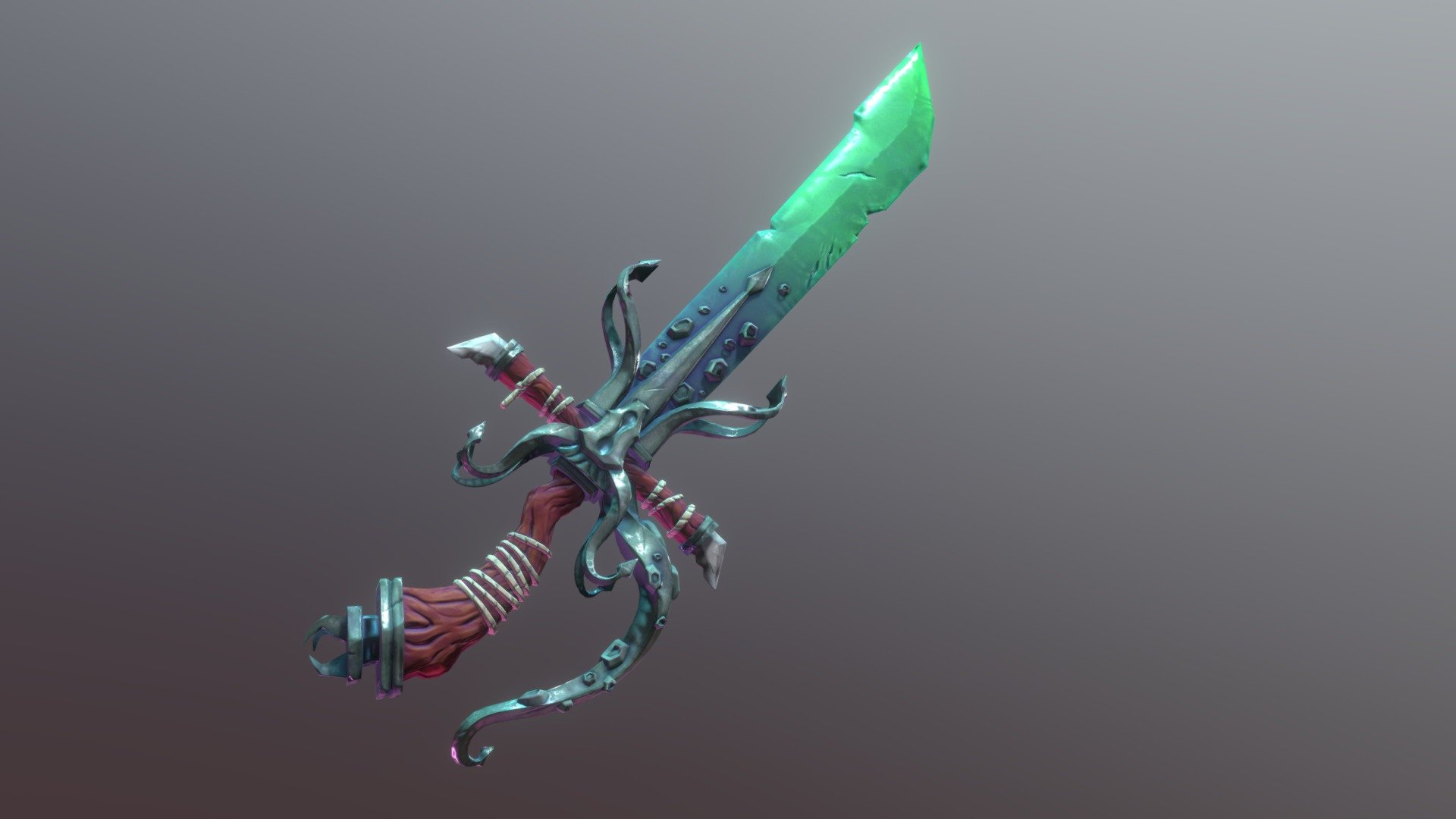 Stylized Squid-Sword - 3D model by montoyasaurus8 [36b49dd] - Sketchfab