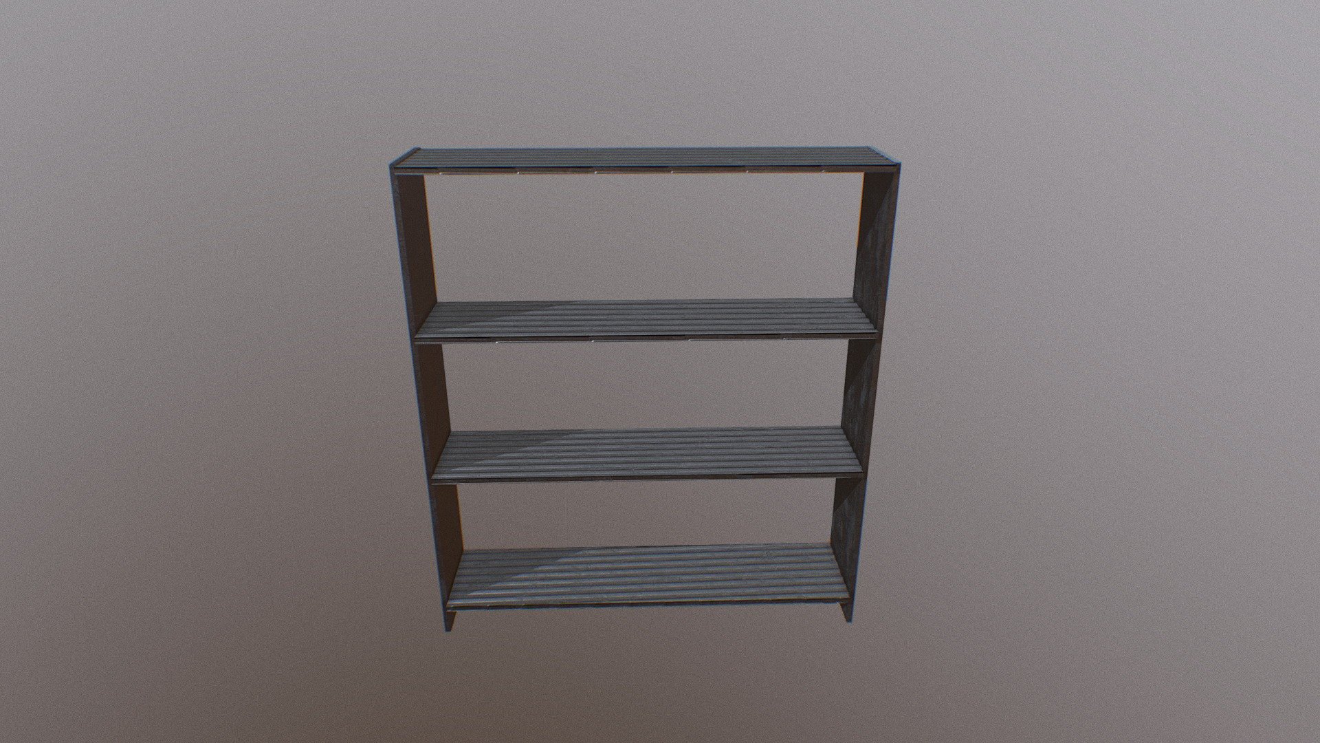 Heavy Metal Shelving Unit - 3D model by Charlotte Kimberly Andreassen ...
