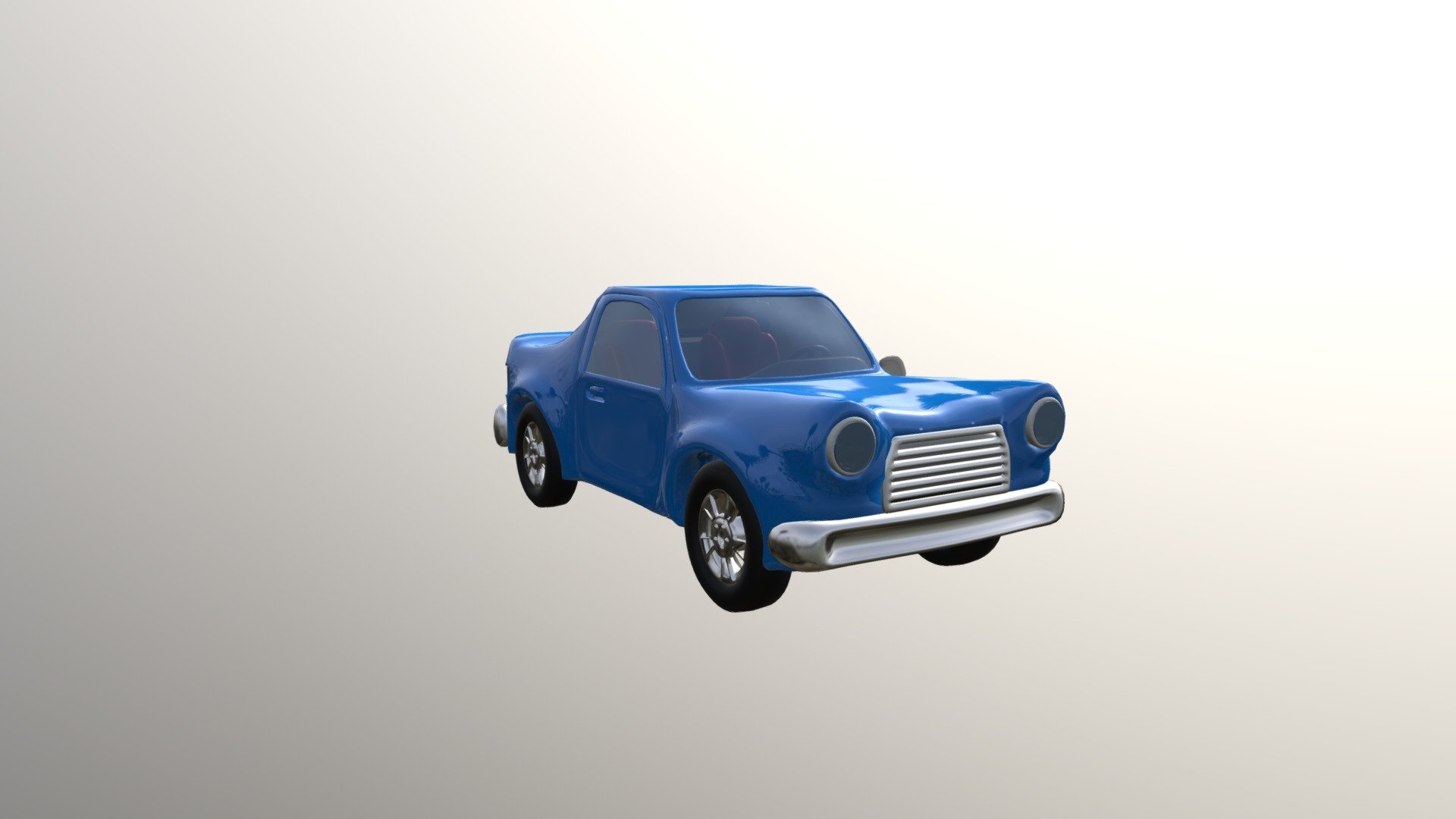 Auto Azul - 3D model by AlbertoEstrella [36b8218] - Sketchfab