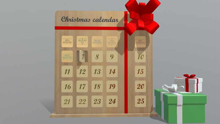 Calendar 3D models - Sketchfab