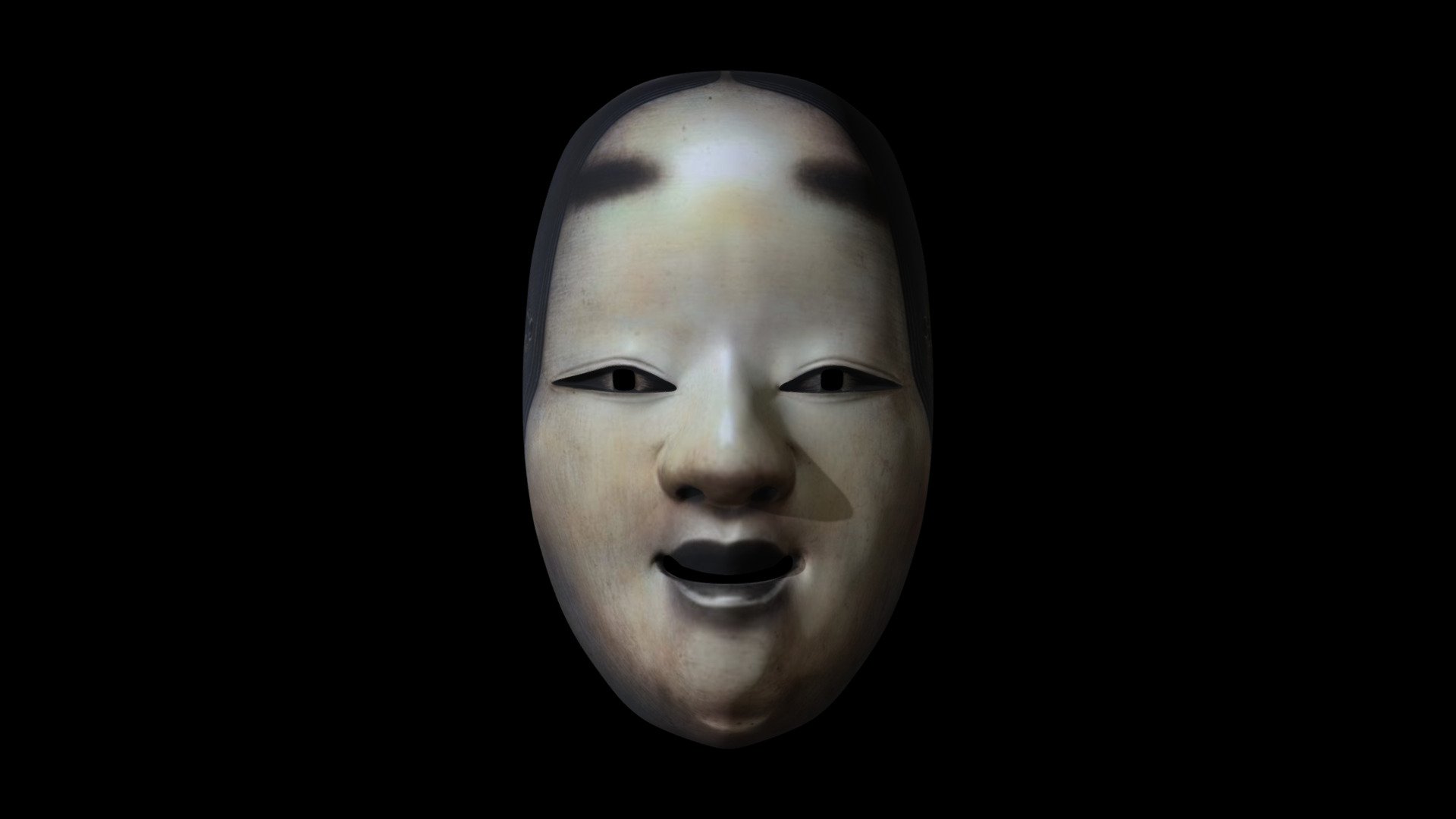 小面 / Ko-omote Mask - Download Free 3D model by n- [36b921a] - Sketchfab