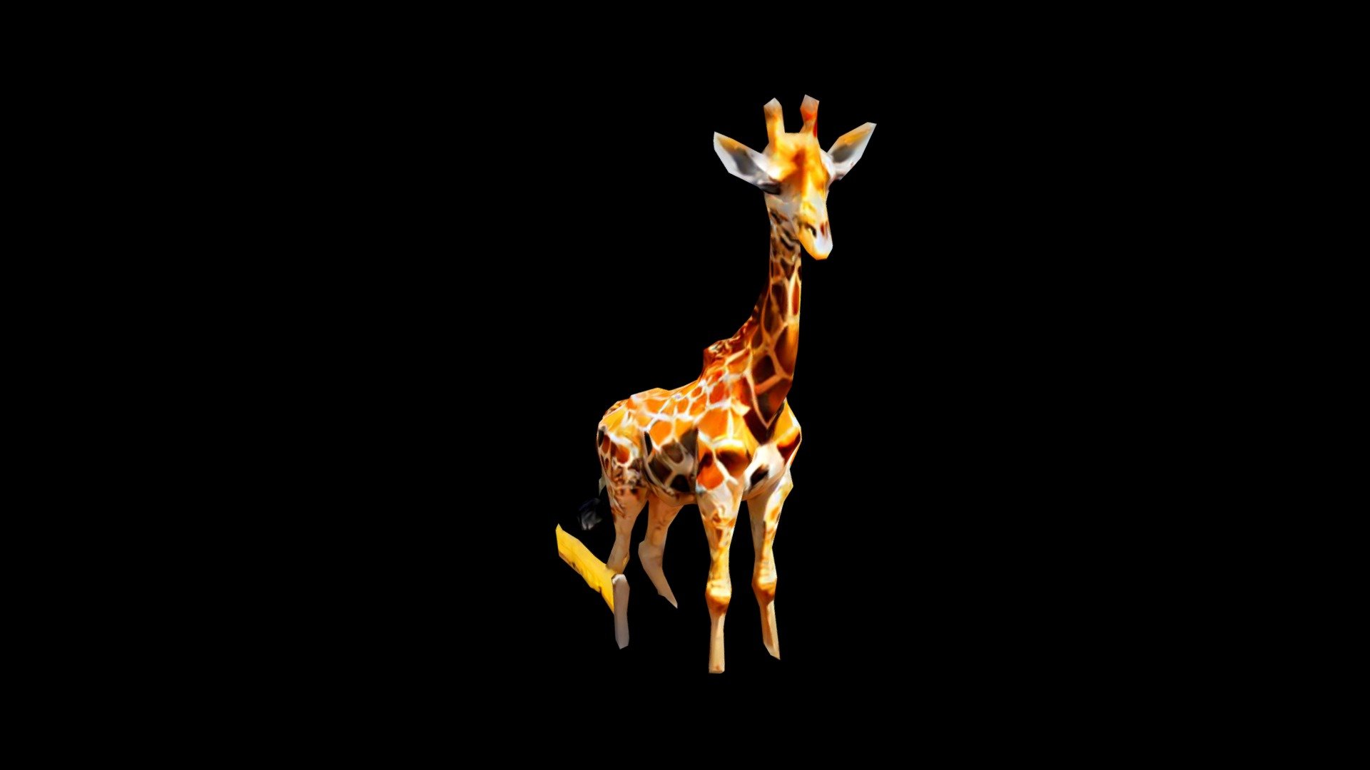"Giraffe in Natural Light A Majestic Vertebrate - Download Free 3D ...