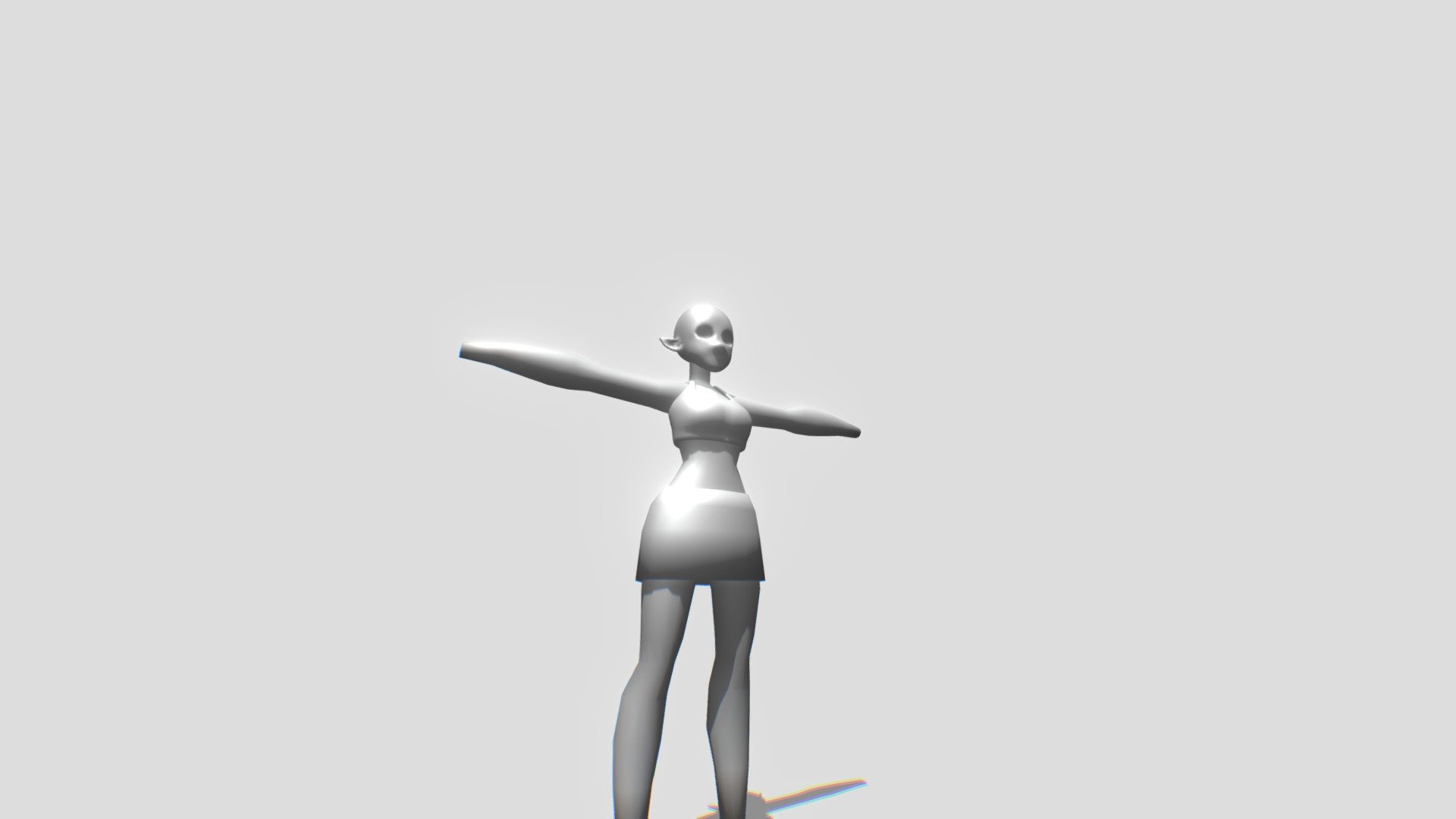 Stylized Female BaseMesh - 3D model by BE4RtheModeler [36b95e9] - Sketchfab