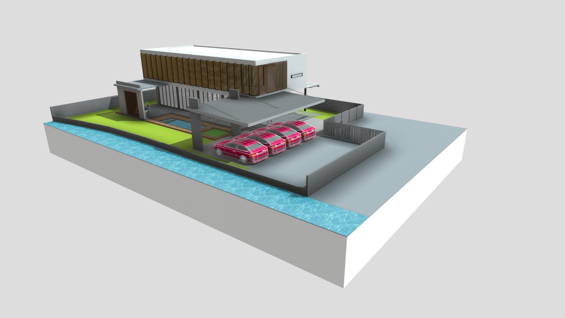 LOT 1528 Ling House - 3D model by lancelotting95 [36bcf1d] - Sketchfab