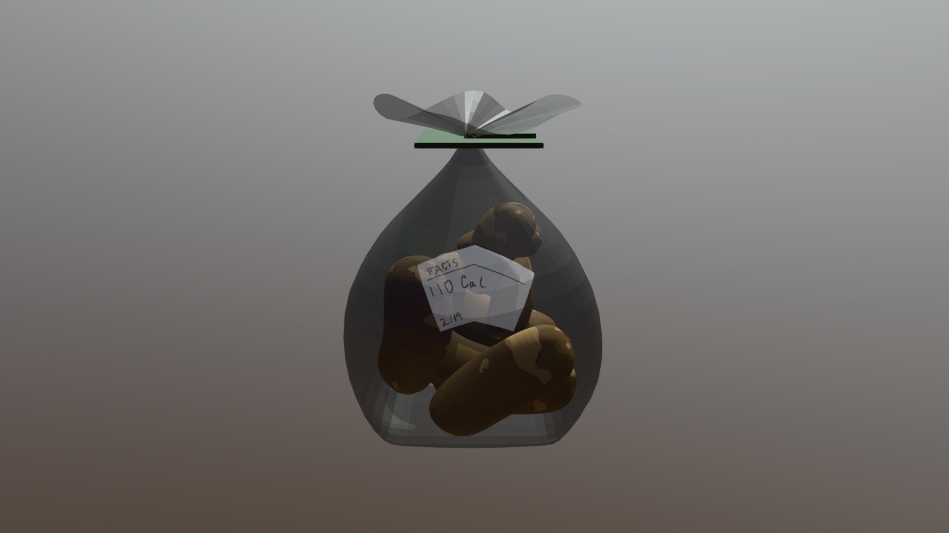 Potato Sack 01 - 3D model by leon_sandstone [36be259] - Sketchfab