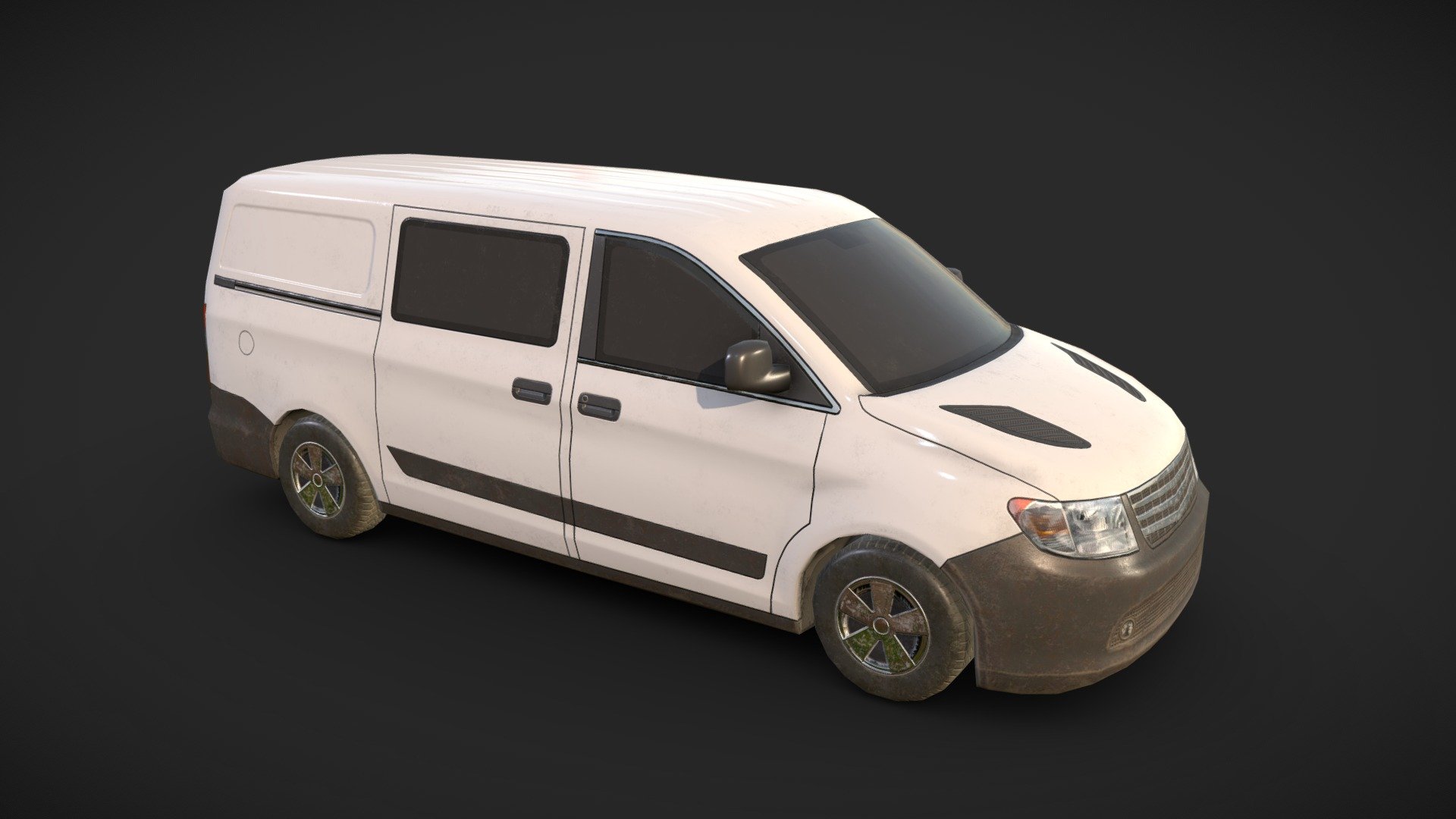 Generic Minivan 01 - Buy Royalty Free 3D model by rpalomino [36be525 ...