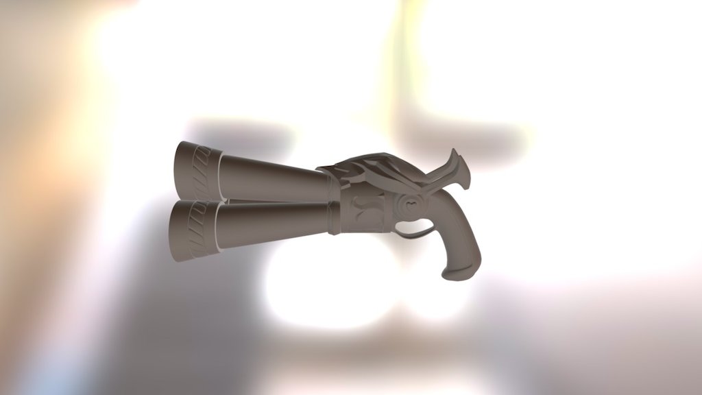 captain fortune pistol wip - 3D model by mpafford [36c26cb] - Sketchfab