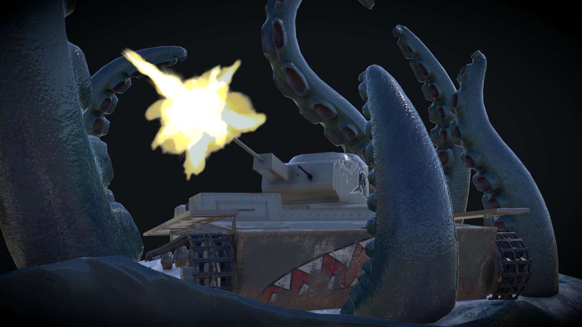 Atlantis Raider Diorama - 3D model by Call_ada (@IvanKoliada) [36c5104 ...