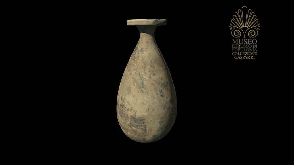 Pear-shaped aryballos - 3D model by Museo etrusco di Populonia ...