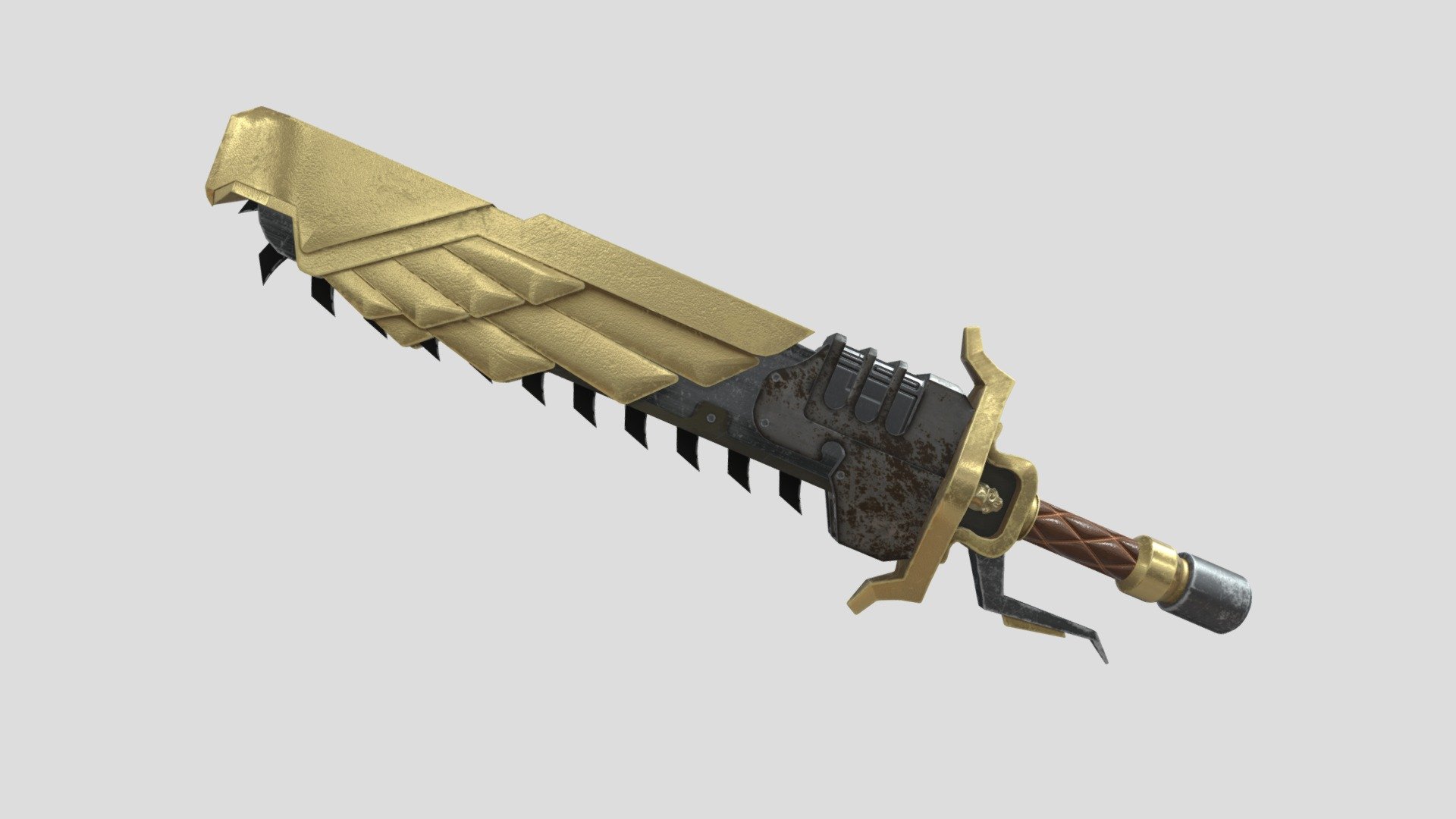 Chain Sword - 3D model by JacobRekow [36c58bf] - Sketchfab