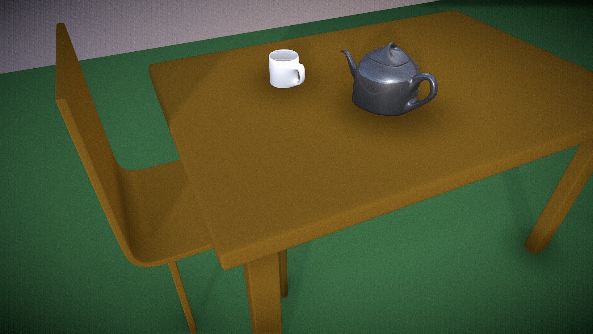 Table Scene - 3D model by pesu inacio (@pesu) [36c63e6] - Sketchfab
