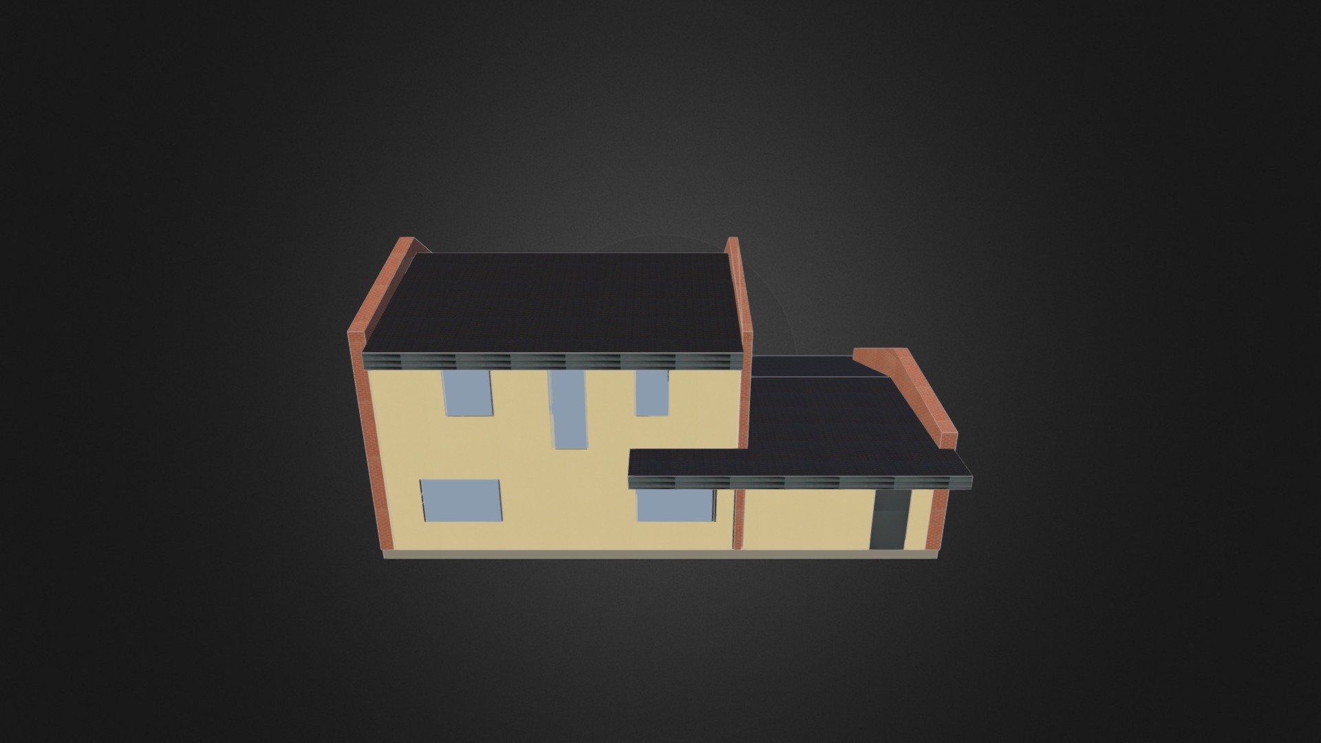 2floor suburb house - 3D model by aiponas [36c811b] - Sketchfab