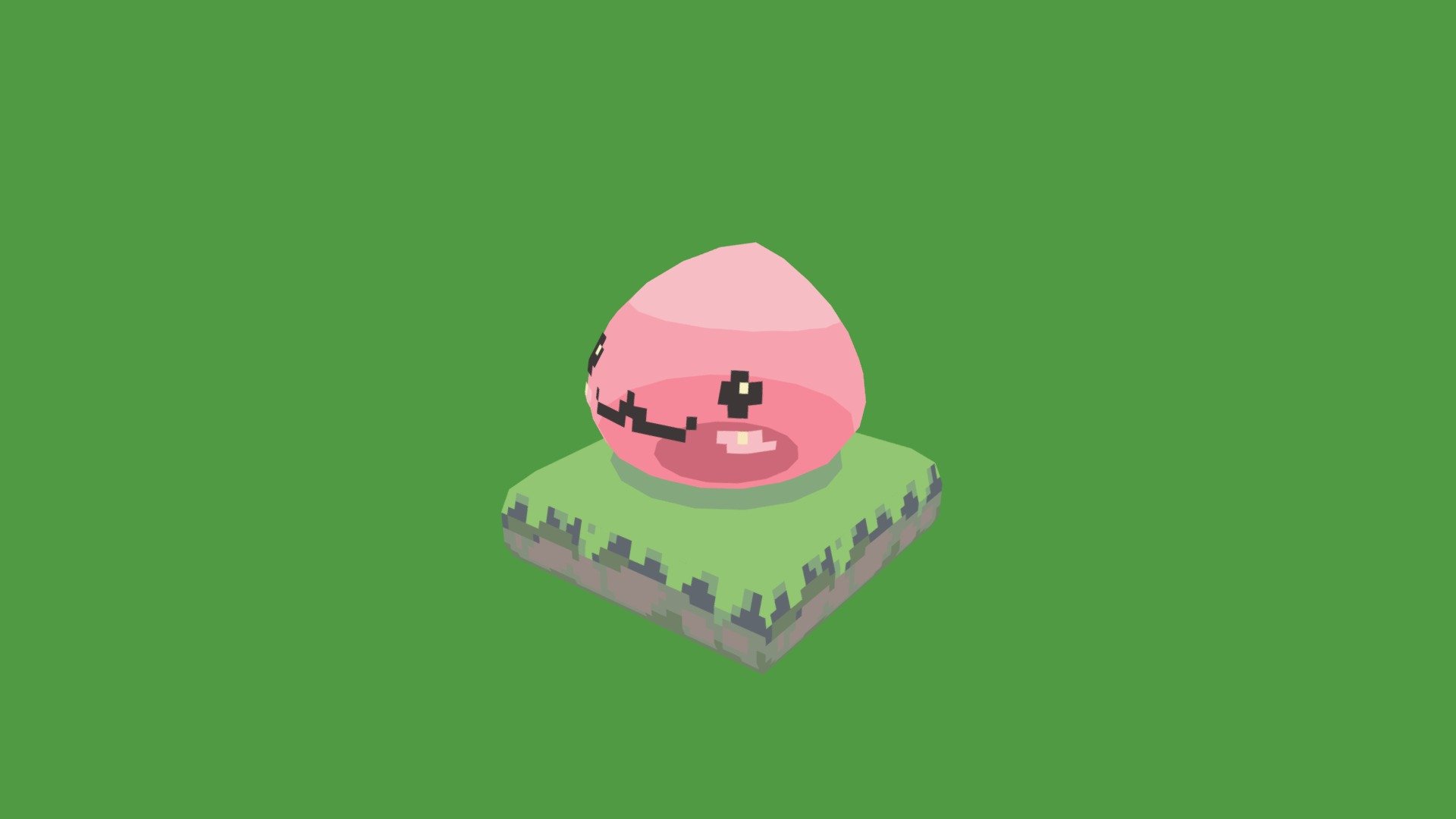 Poring Fan Art - Download Free 3D model by AtskaHeart [36c93f9] - Sketchfab