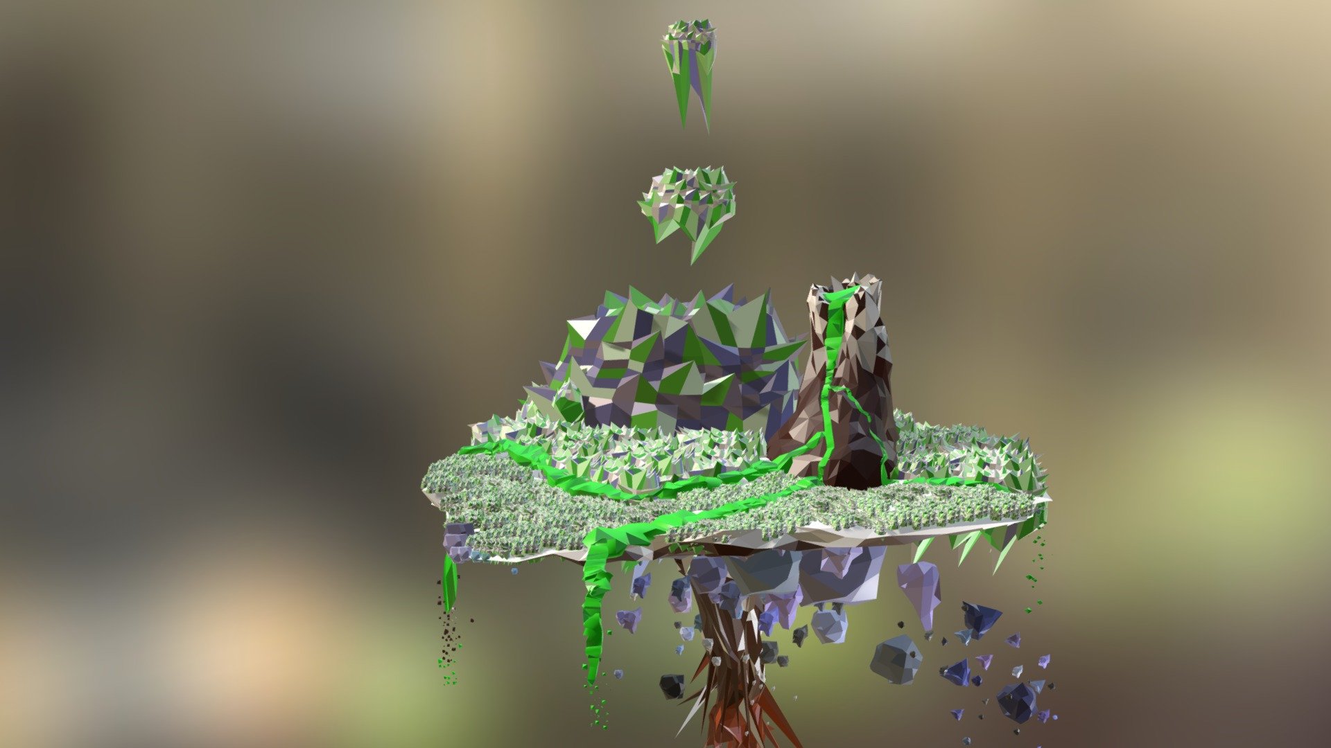 ILLA LOW POLY - 3D model by ggrifell [36ca1ee] - Sketchfab
