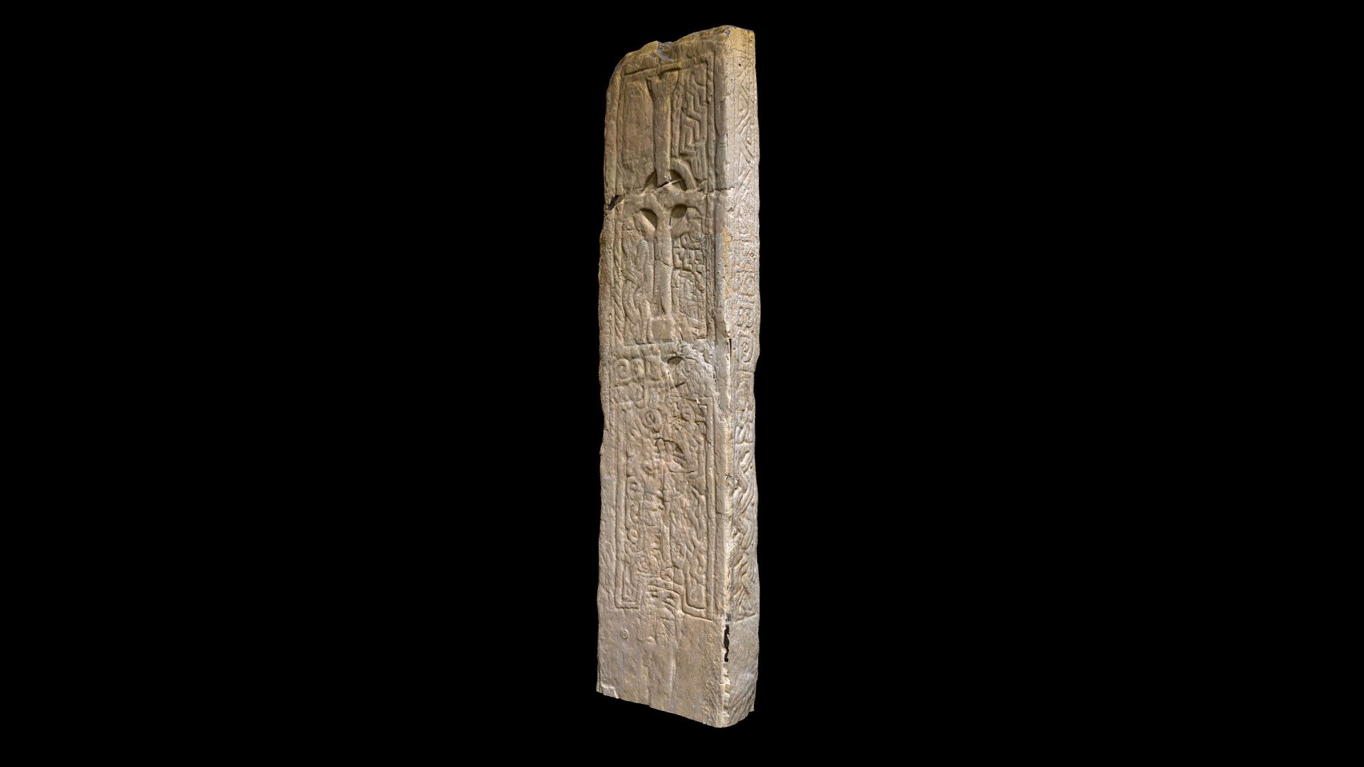 Maughold Cross Slab (Manx Cross 98) - 3D model by manxnationalheritage ...