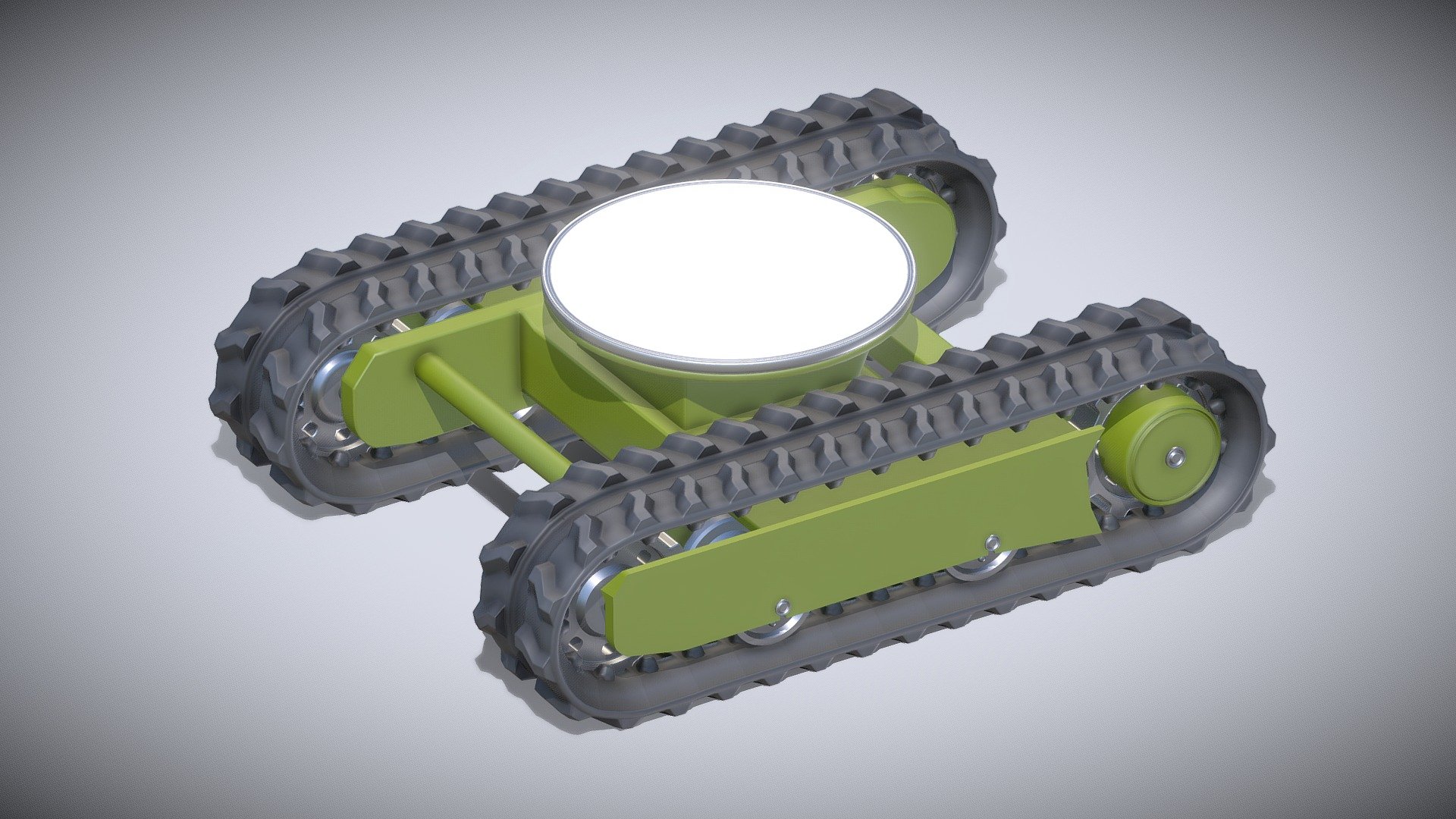 Rubber Track Chassis Version 1 (High-Poly) - Buy Royalty Free 3D model ...