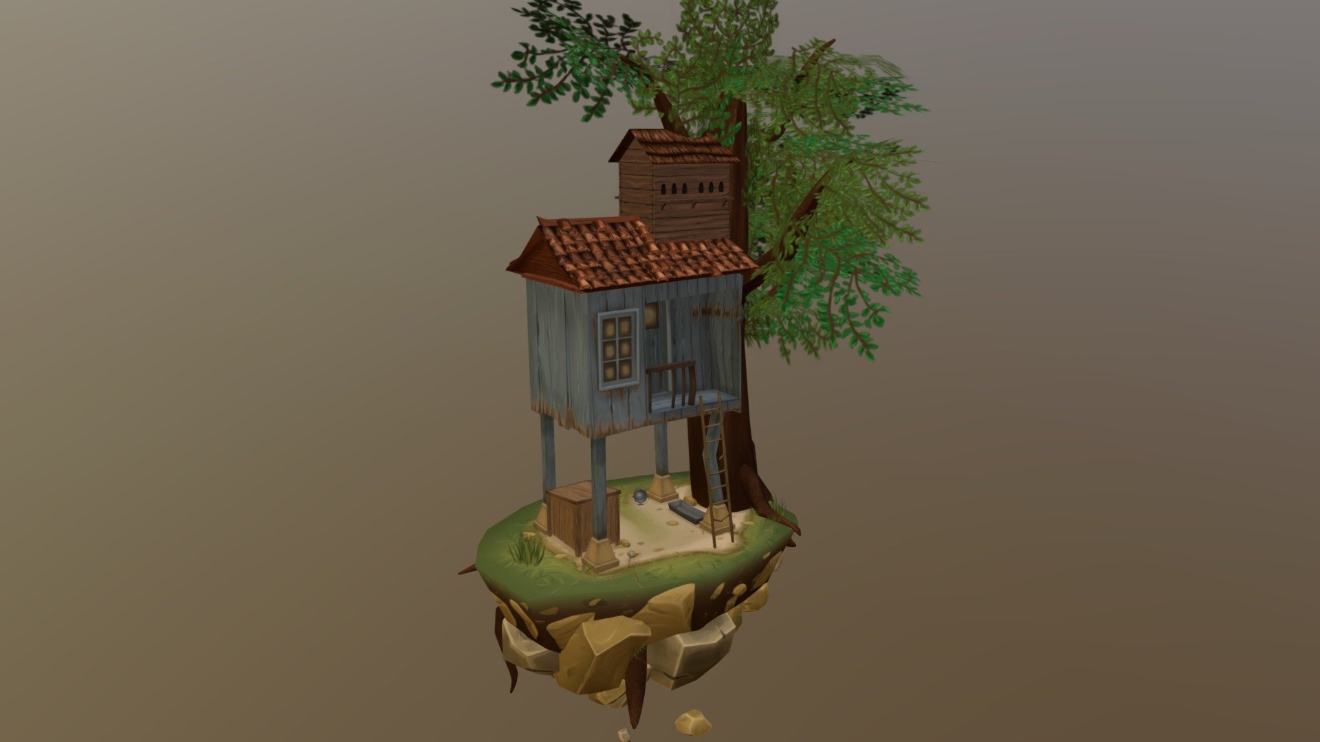 Game Art Building Assignment - 3D model by Titi-Lola Kuku (@titilola ...