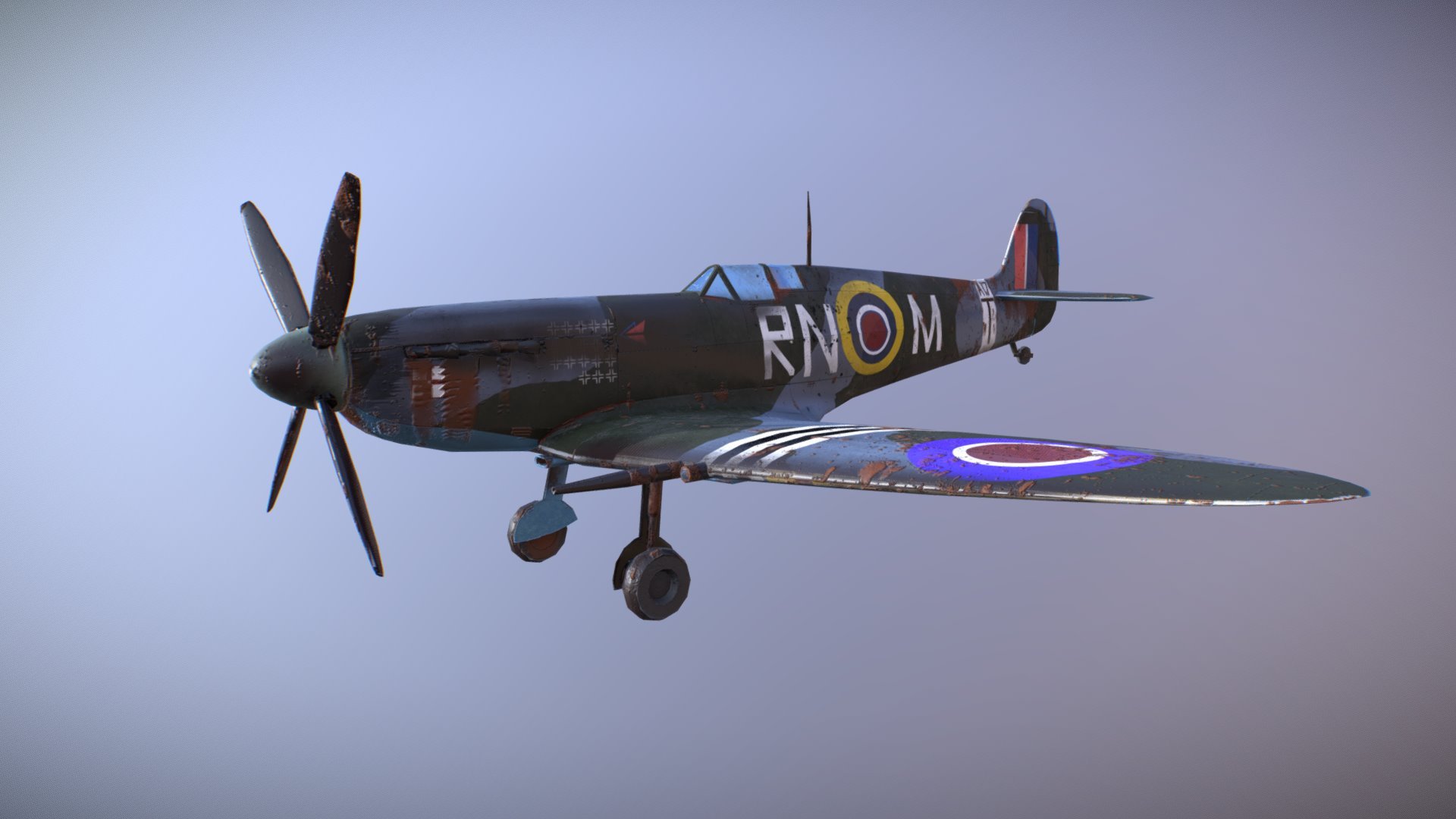 Spitfire2 Low - Download Free 3D model by ese514 [36cd171] - Sketchfab
