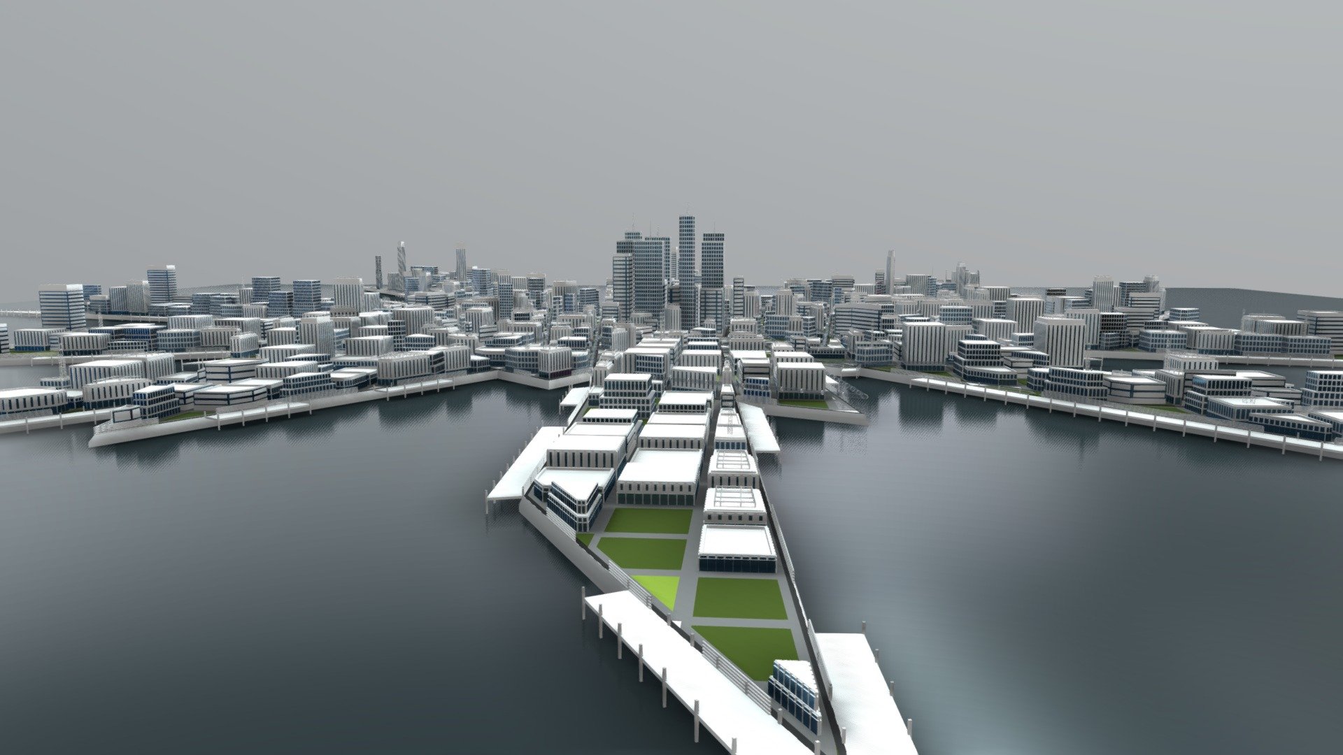 Sci-fi City 3004 - Buy Royalty Free 3D model by Giimann [36cdb31 ...