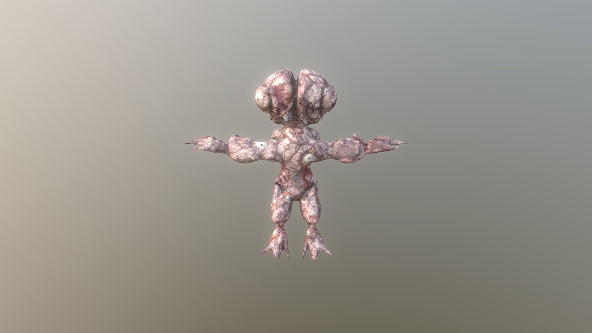 Creepy_Creature - 3D model by sunix [36ceedb] - Sketchfab