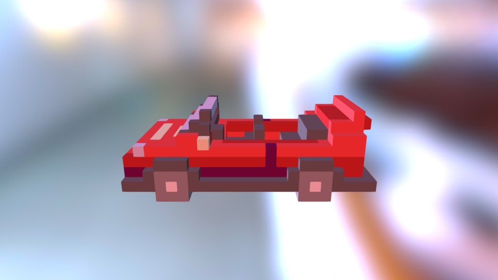 Red Car - 3D model by ozonetw [36cf0a6] - Sketchfab