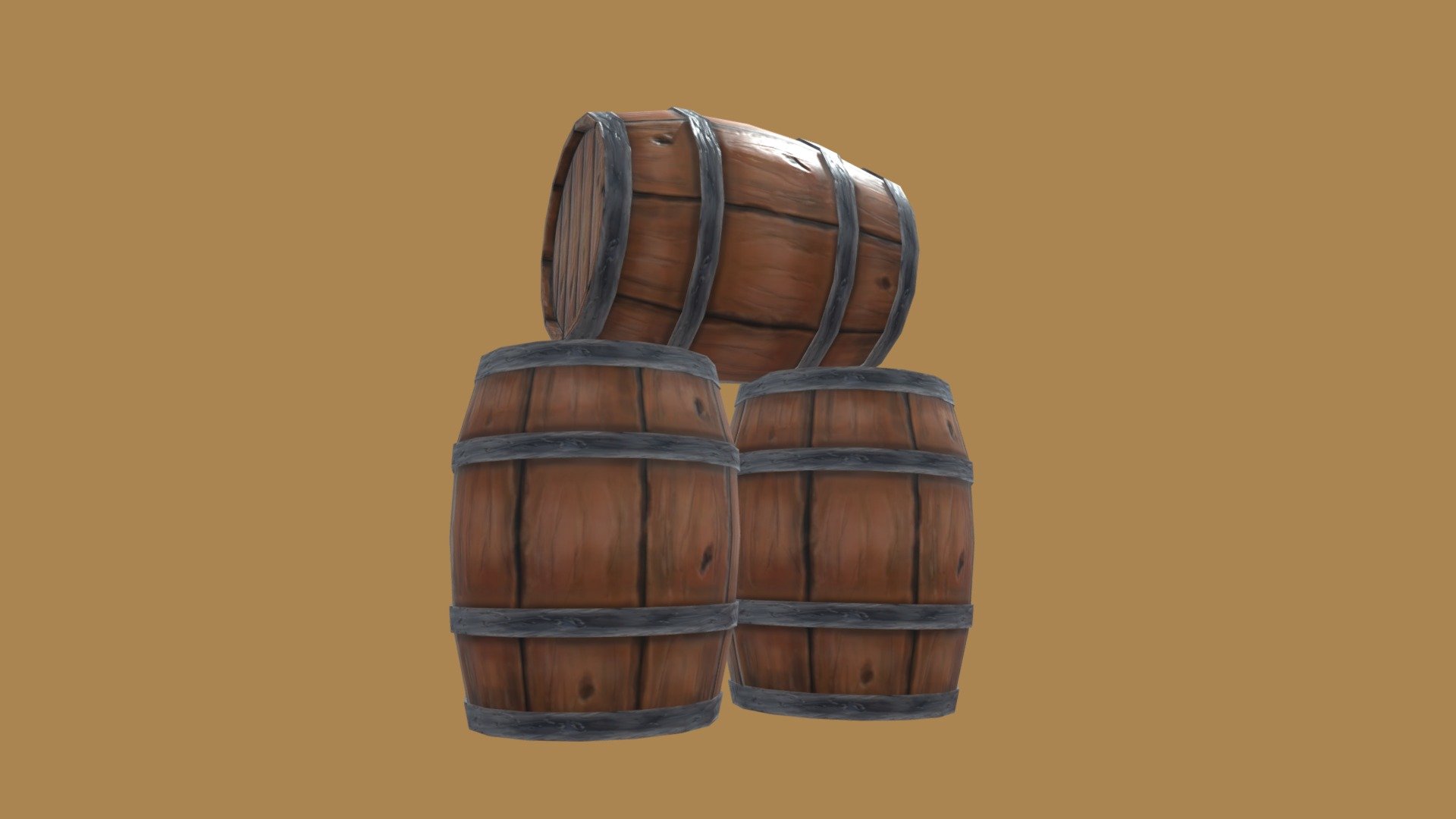 Barrels - Download Free 3D model by iwannachillll [36cfb43] - Sketchfab