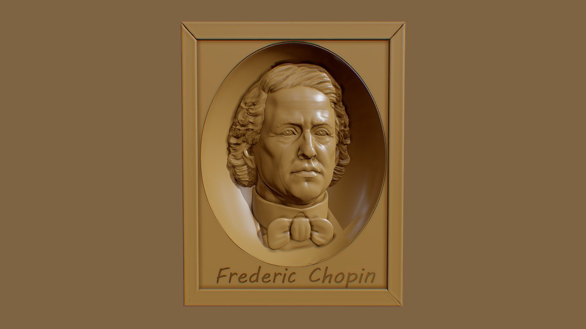 Frederic Chopin - 3D model by kostikim [36d21ab] - Sketchfab