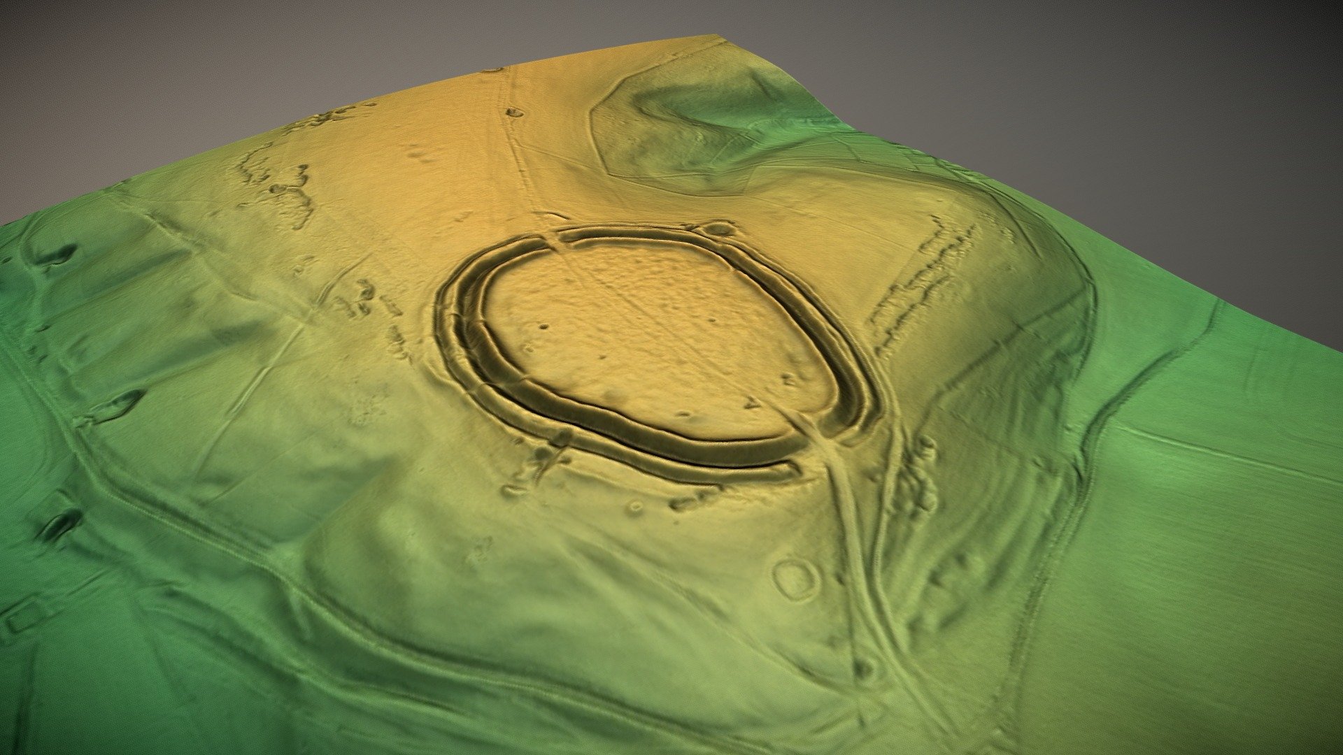 Barbury Castle (United Kingdom) - Download Free 3D model by Hillforts ...