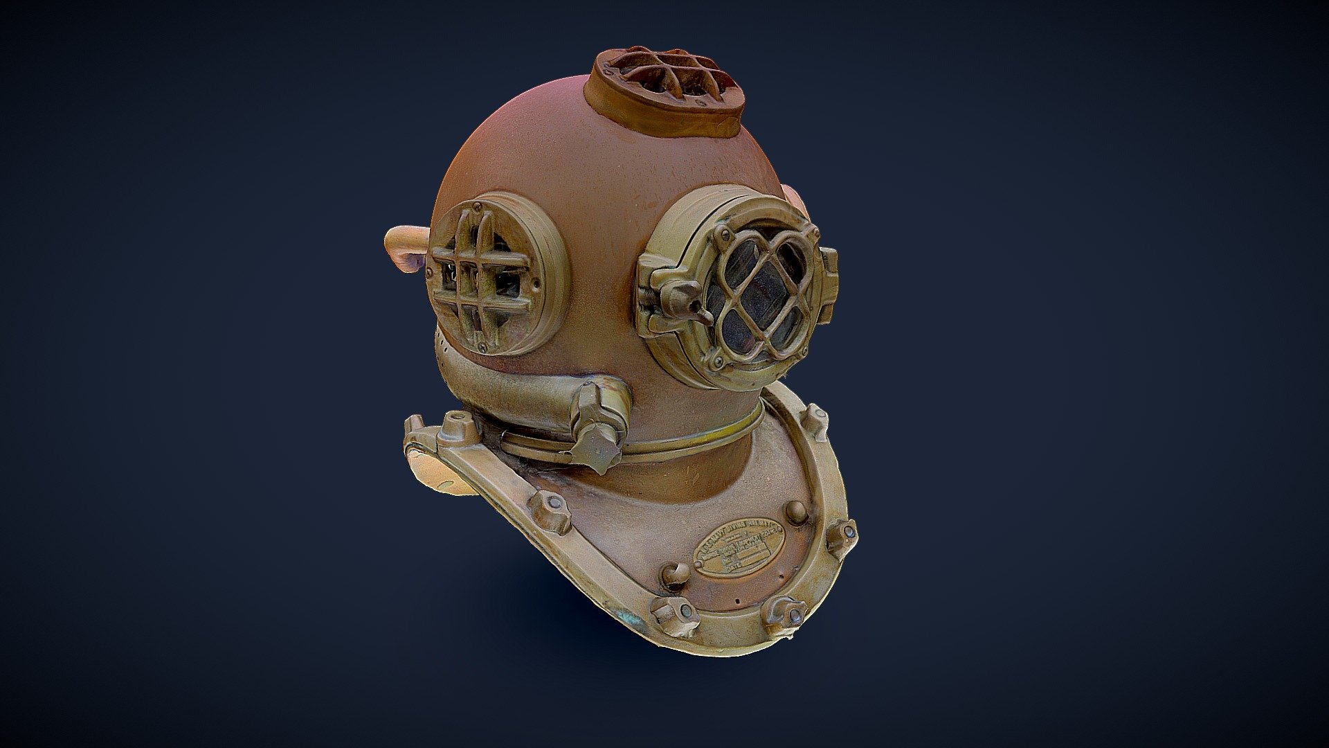 Scaphandre "pieds lourds" US NAVY - 3D model by PHIO [36d7ef8] - Sketchfab